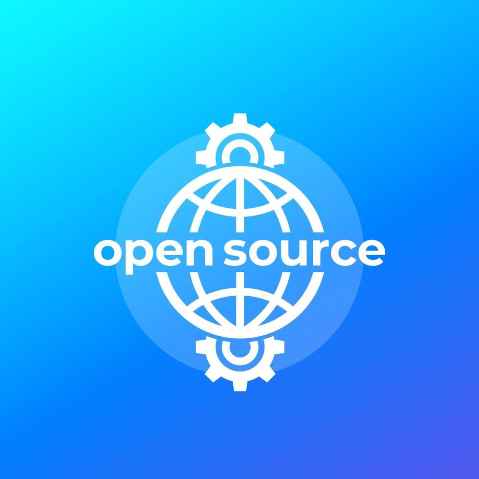 Open source software icon, vector 2929058 Vector Art at Vecteezy