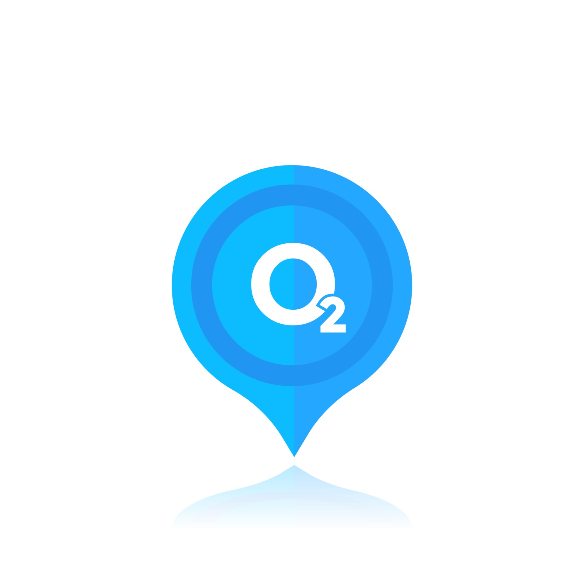 oxygen, o2 icon with marker 2929193 Vector Art at Vecteezy