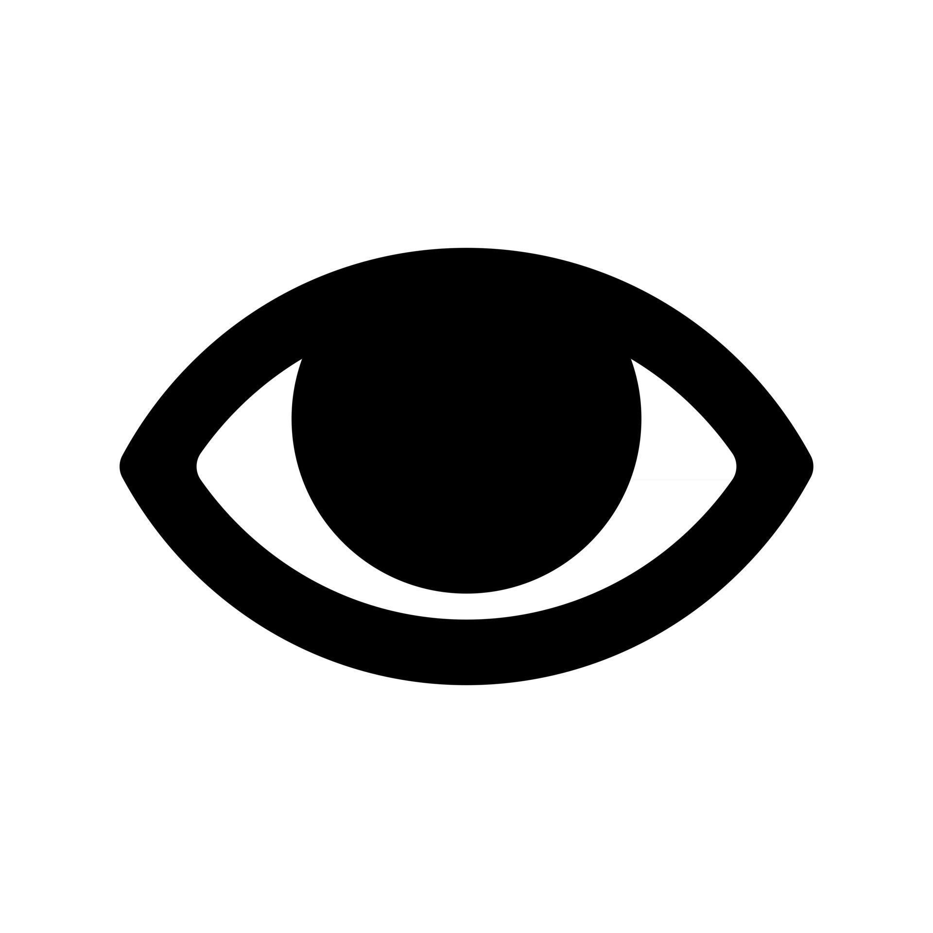 Eye icon vector illustration simple design style black and white ... Eye icon vector illustration simple design style black and white ...