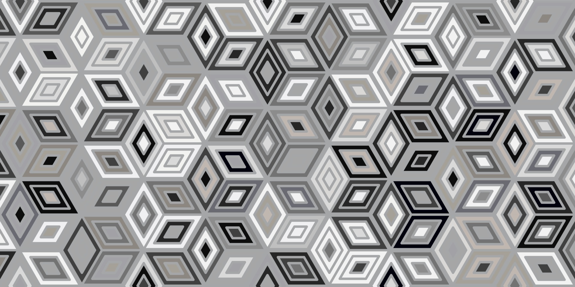 Abstract Geometric Seamless Pattern Elegant Of Gray Background 3d