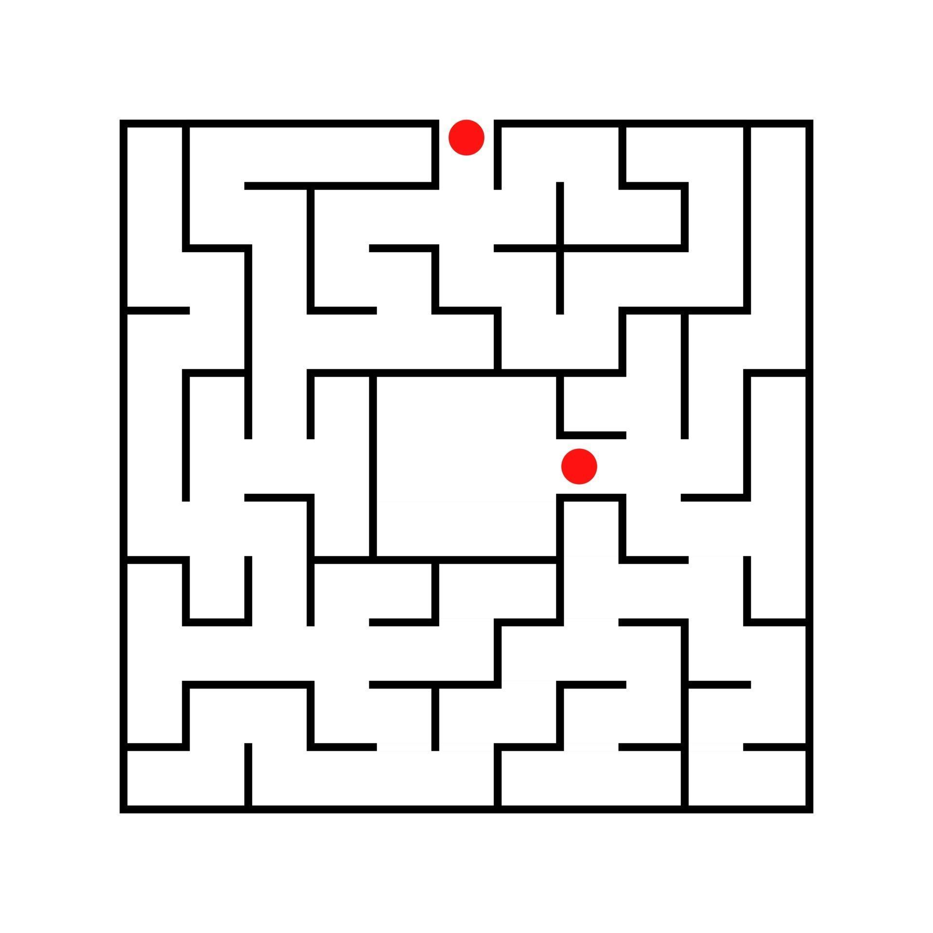 Black abstract square maze with a place for your image. An interesting ... Black abstract square maze with a place for your image. An interesting ...