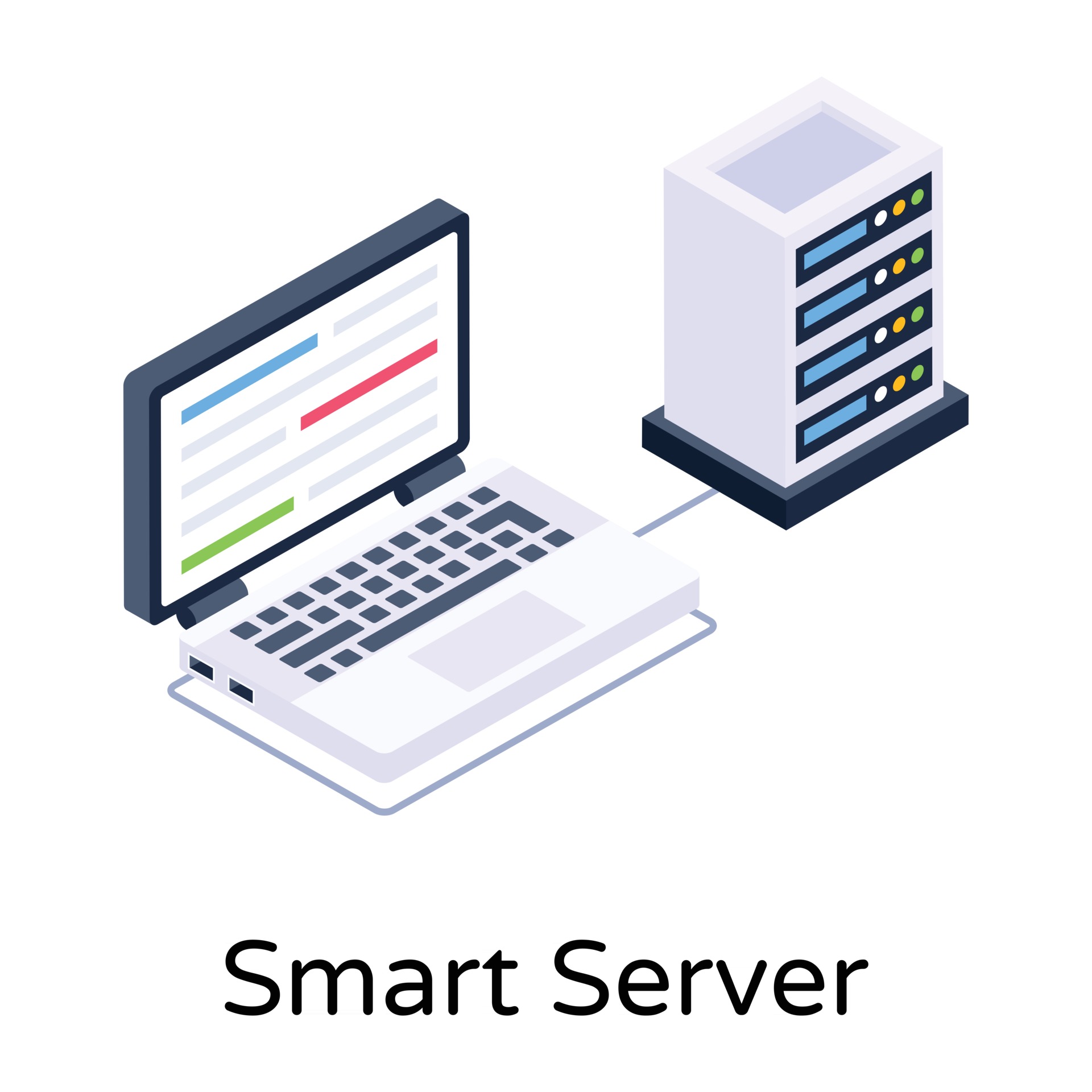Smart Data server 2935823 Vector Art at Vecteezy