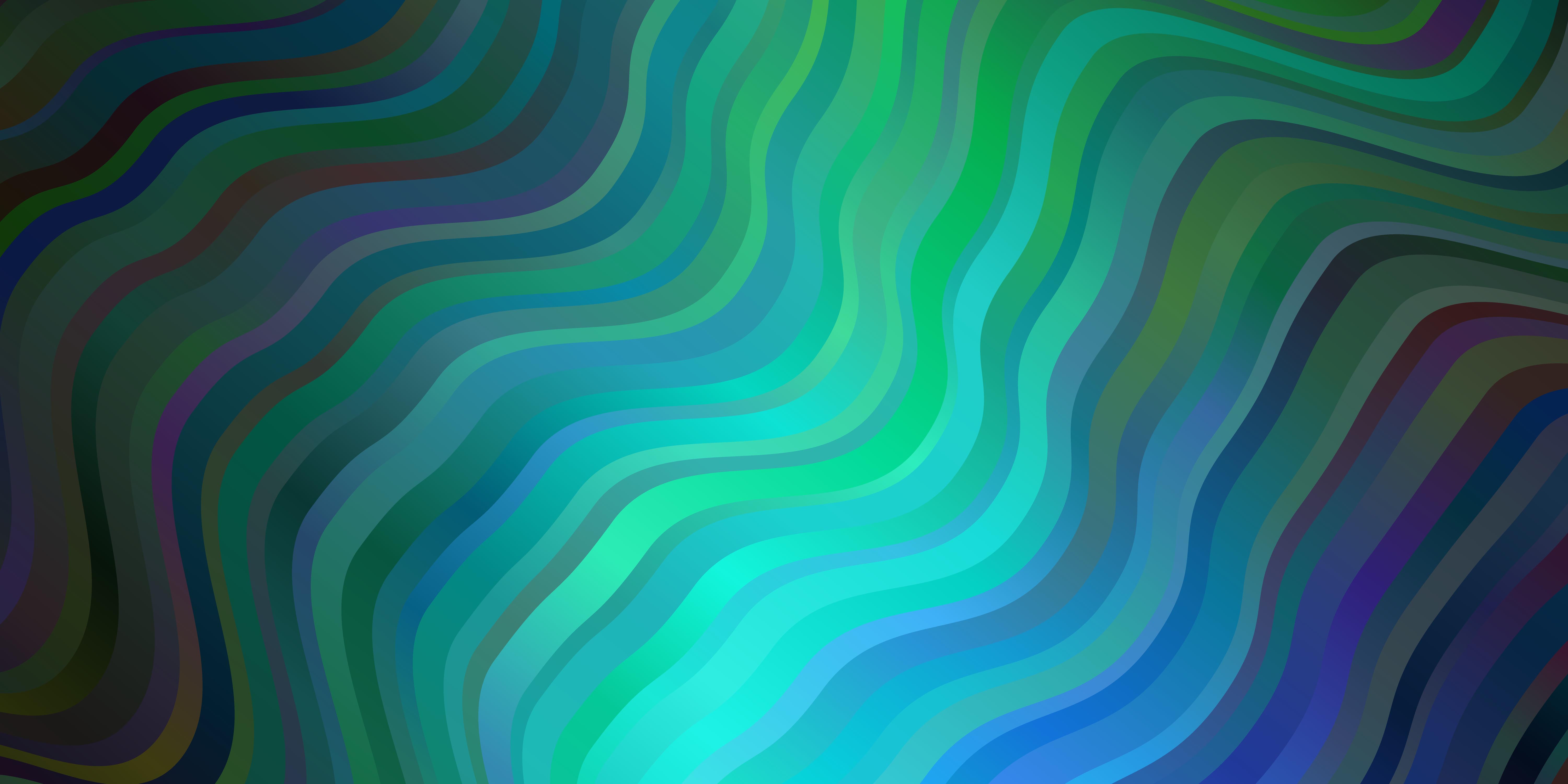 Dark Blue Green Vector Layout With Wry Lines 2938162 Vector Art At