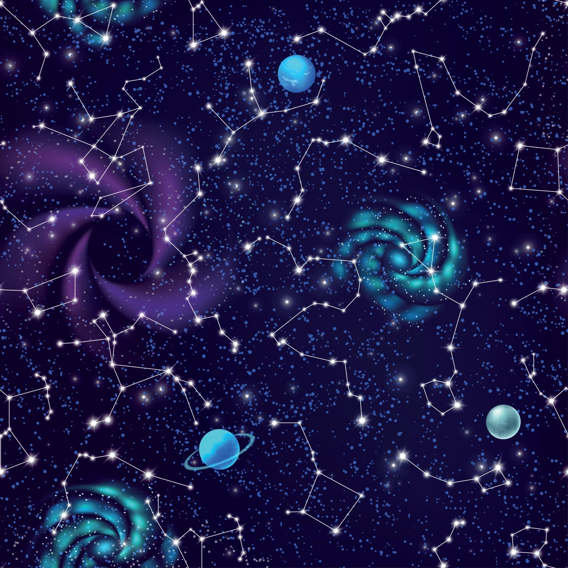 Space Constellations Seamless Pattern Vector Illustration 2938415 ... Space Constellations Seamless Pattern Vector Illustration 2938415 ...