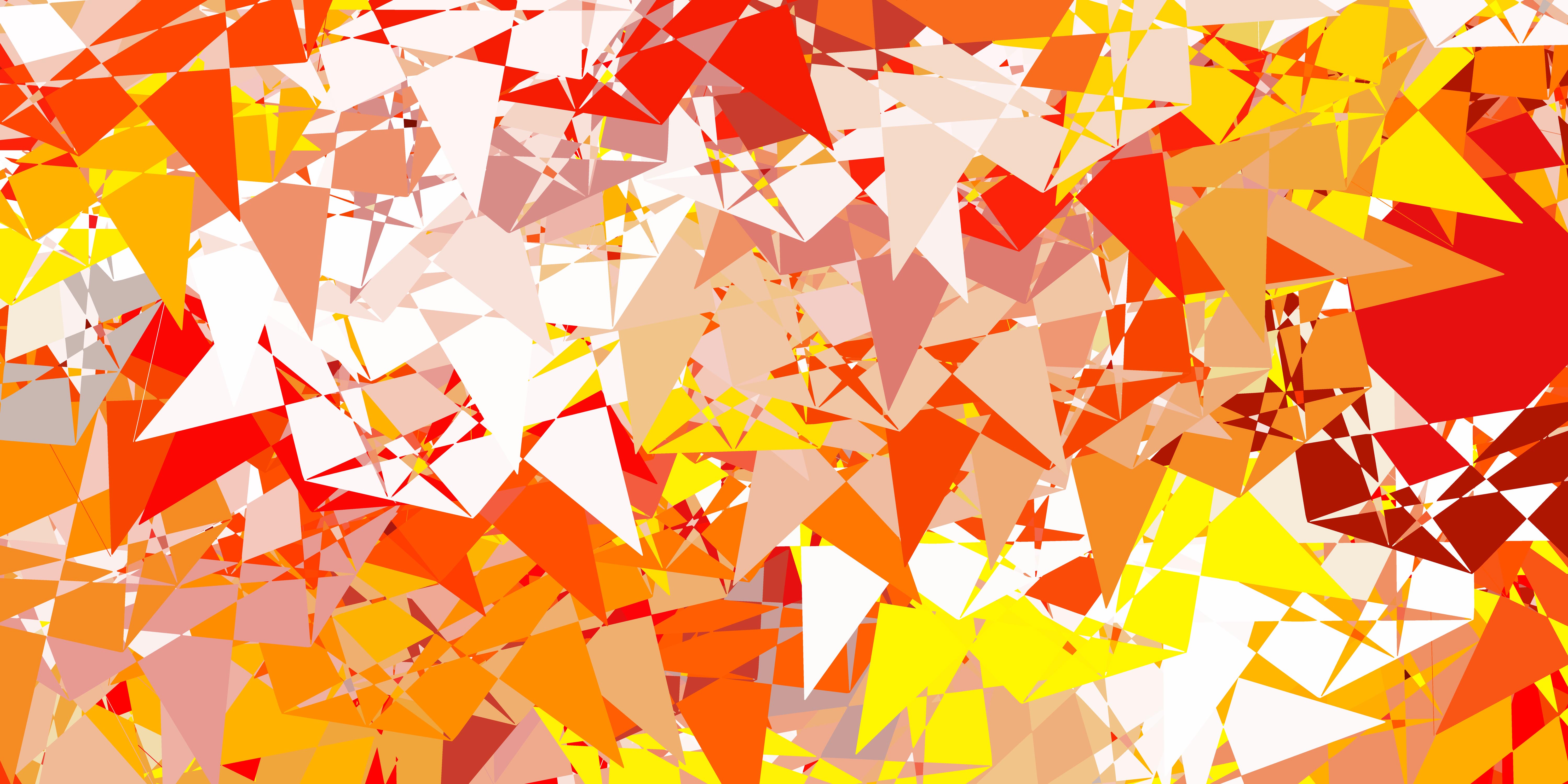 Light Orange Vector Background With Polygonal Forms 2941821 Vector Art