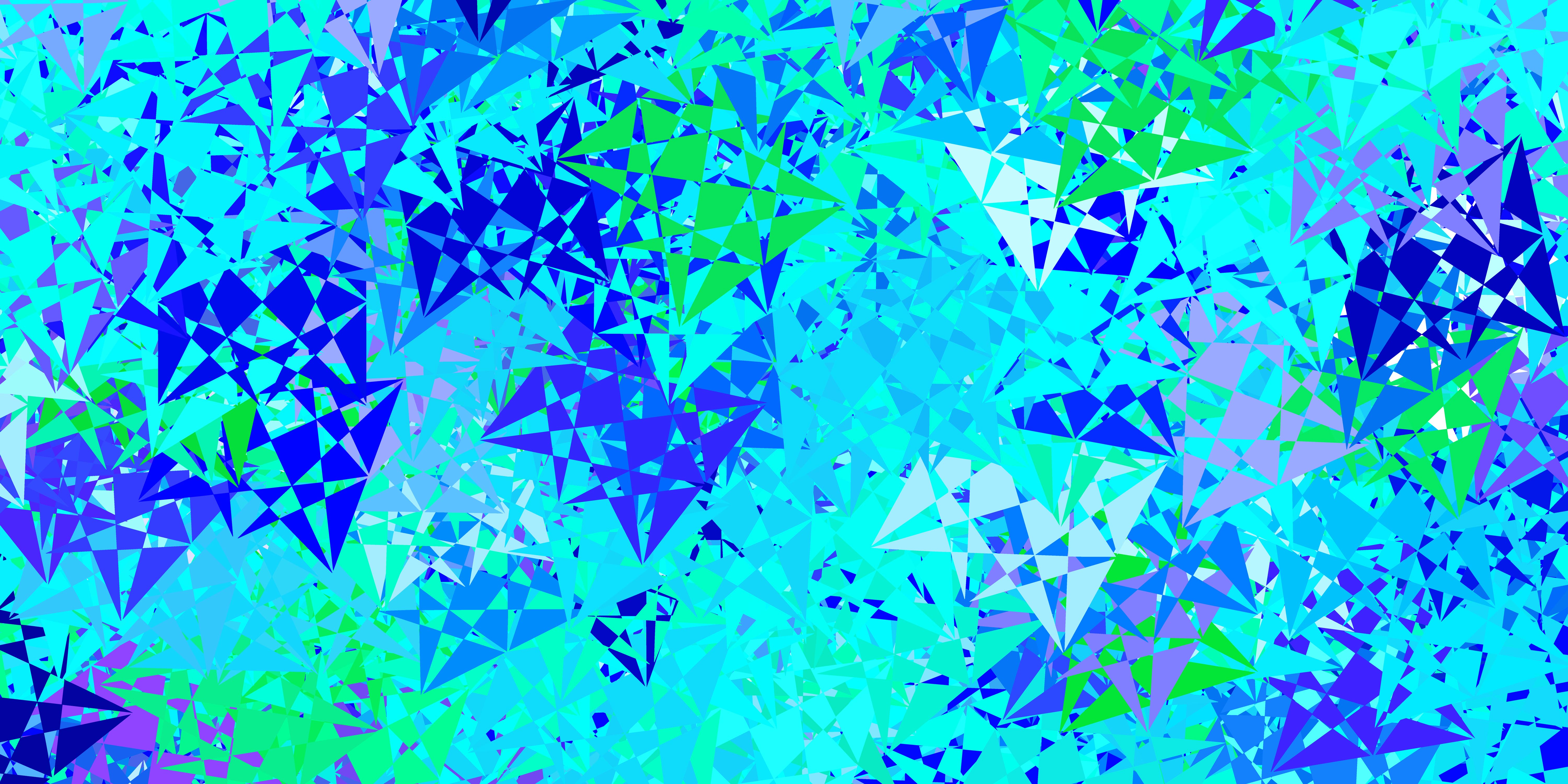 Light Blue Green Vector Pattern With Polygonal Shapes 2943066 Vector