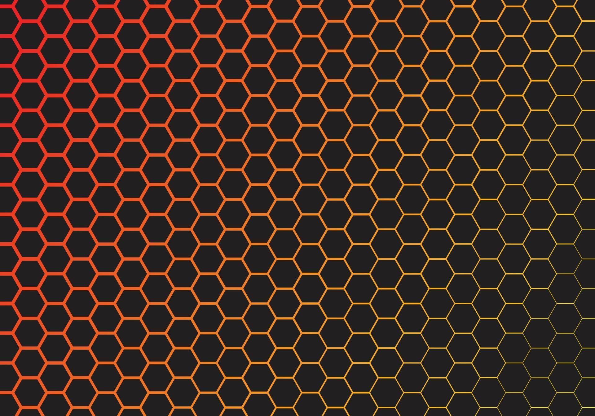Abstract Technology Hexagon Gradient Background 2945679 Vector Art at ...