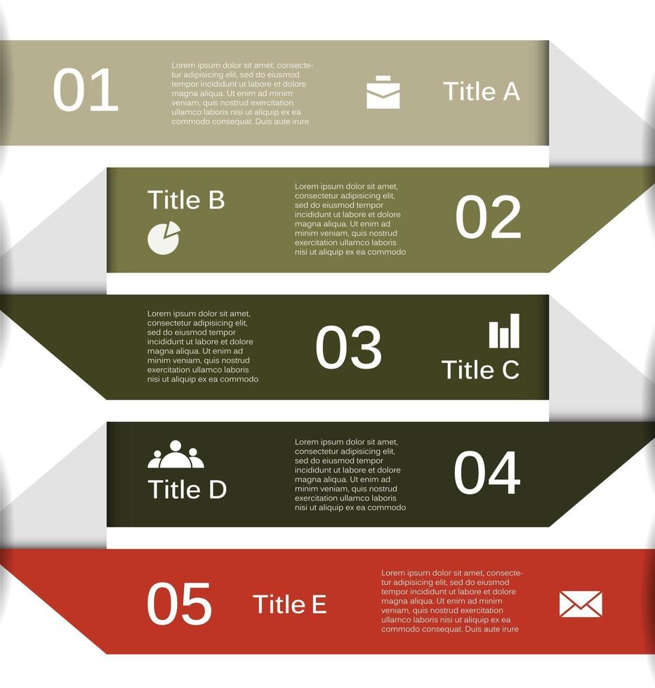 List infographic vector 2945953 Vector Art at Vecteezy