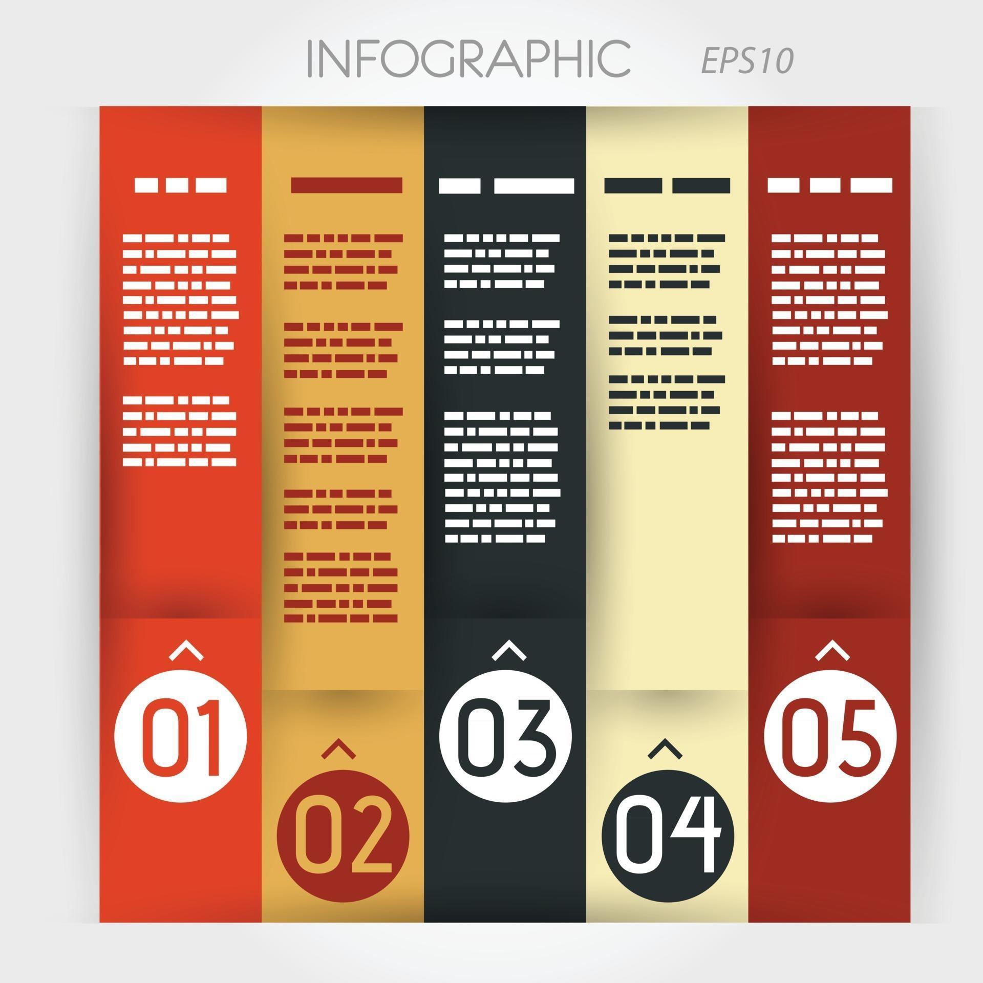List Vector Infographic 2946071 Vector Art at Vecteezy