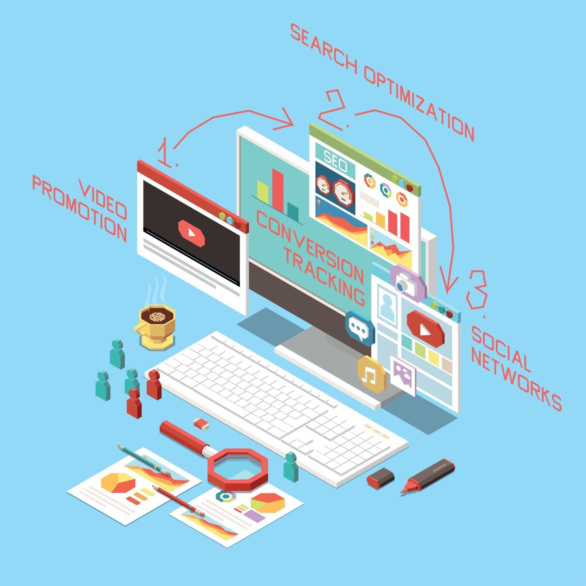 Conversion Rate Optimization Concept Vector Illustration 2950925 Vector ...