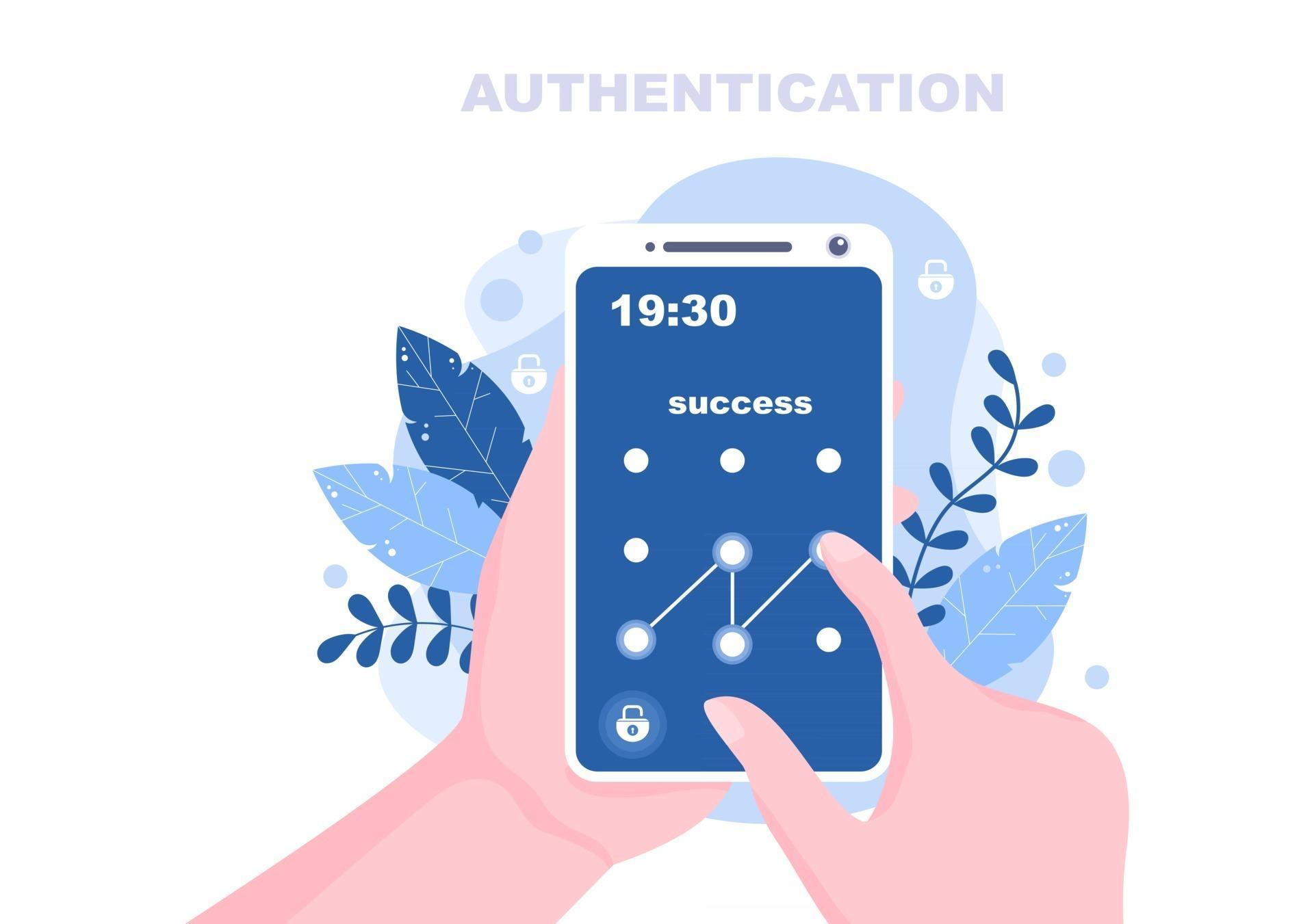 Authentication Security Flat Illustration 2956554 Vector Art At Vecteezy