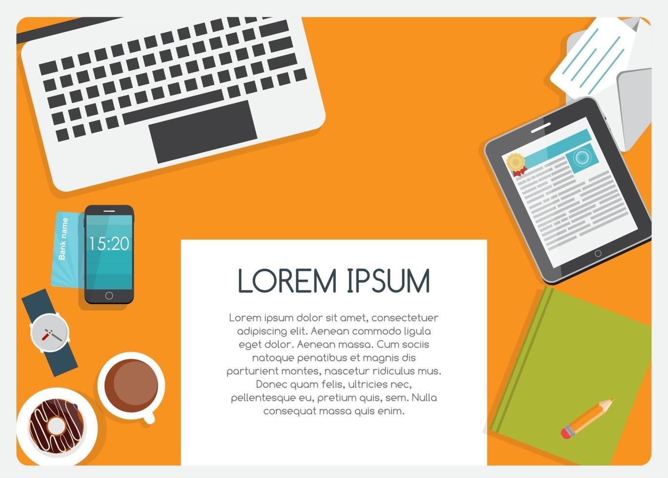 Abstract Background on Business Theme with Empty Place for Your Text ...