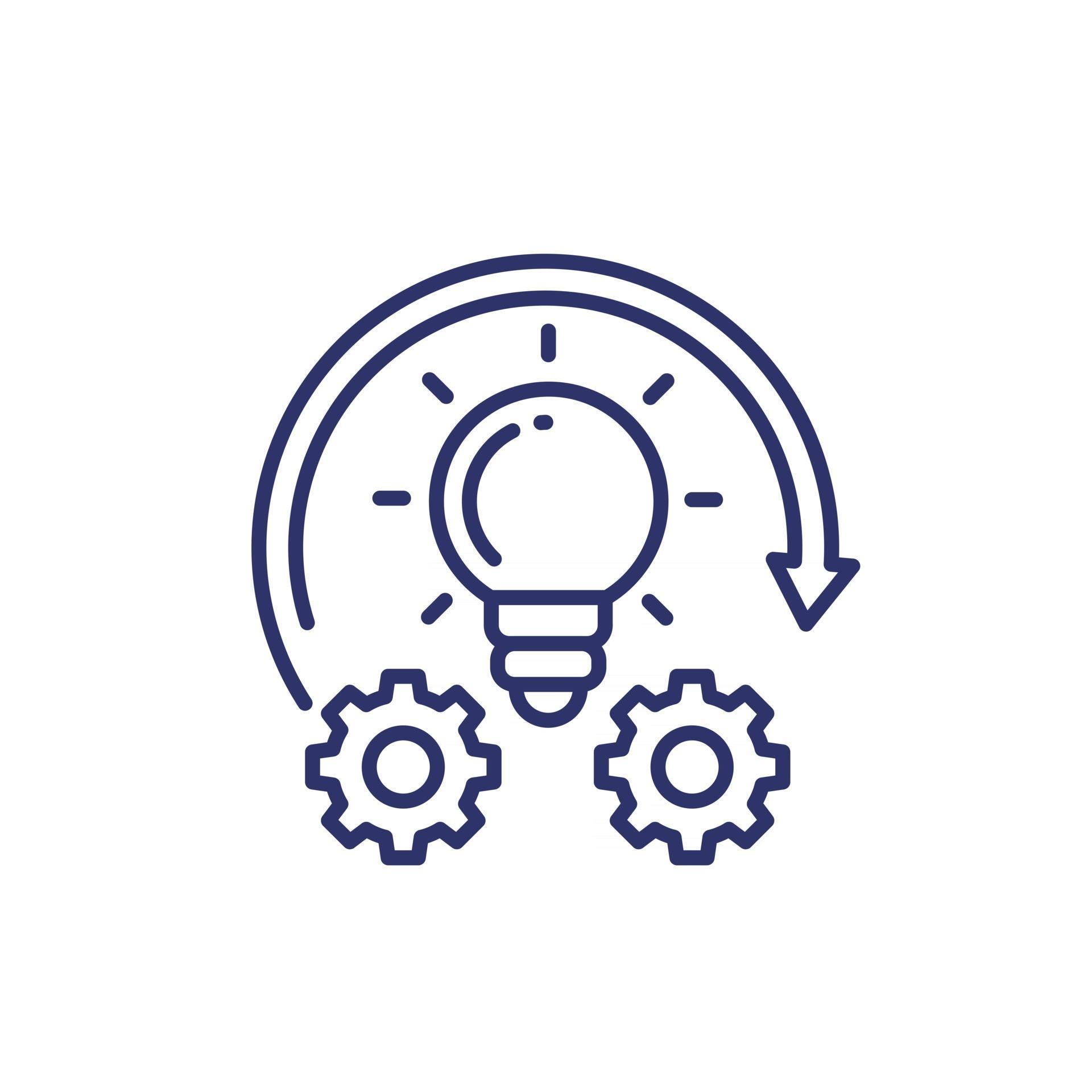 Implementation or idea execution line icon 2957260 Vector Art at Vecteezy