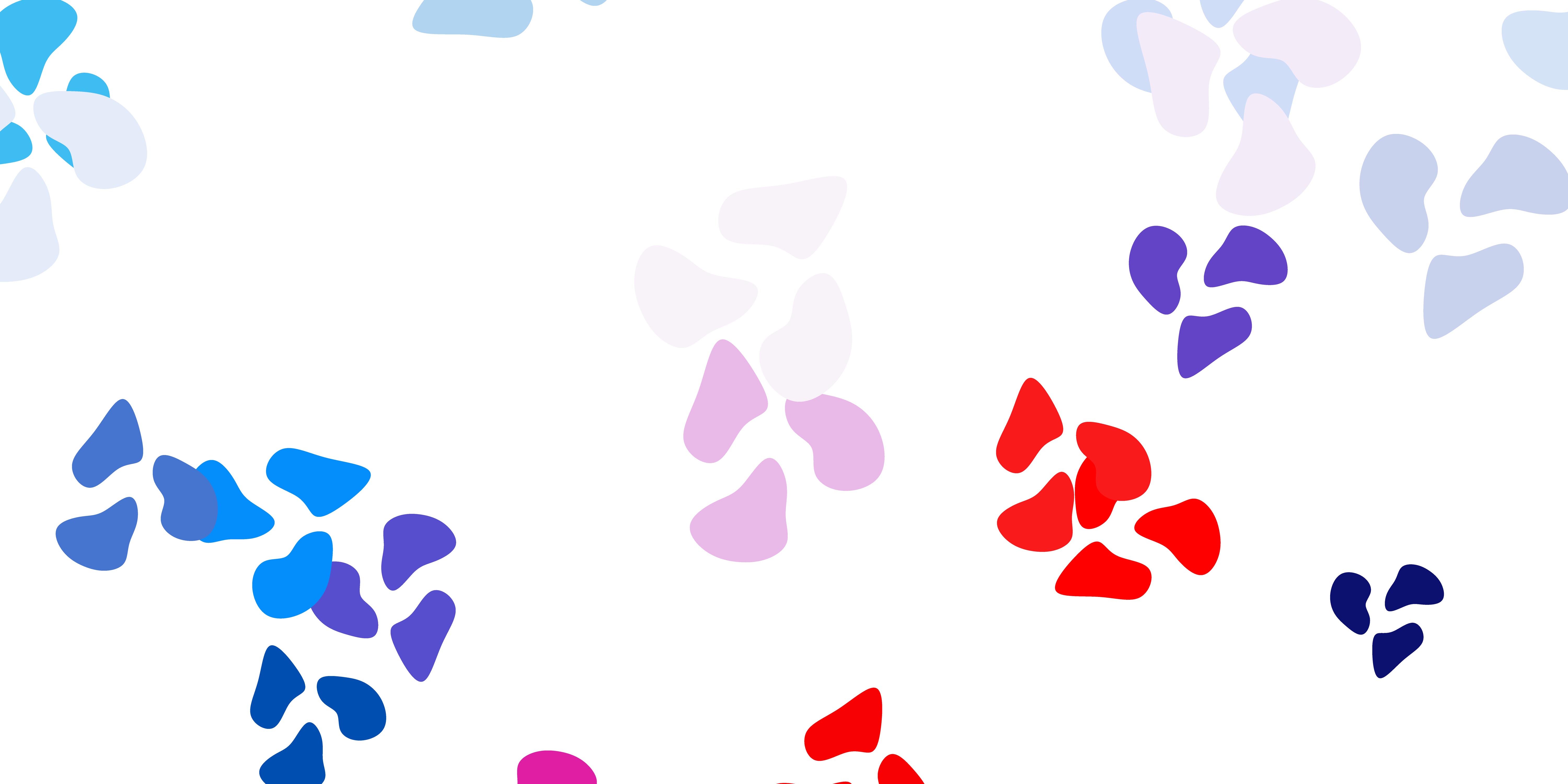 Light Blue Red Vector Background With Random Forms 2957758 Vector Art