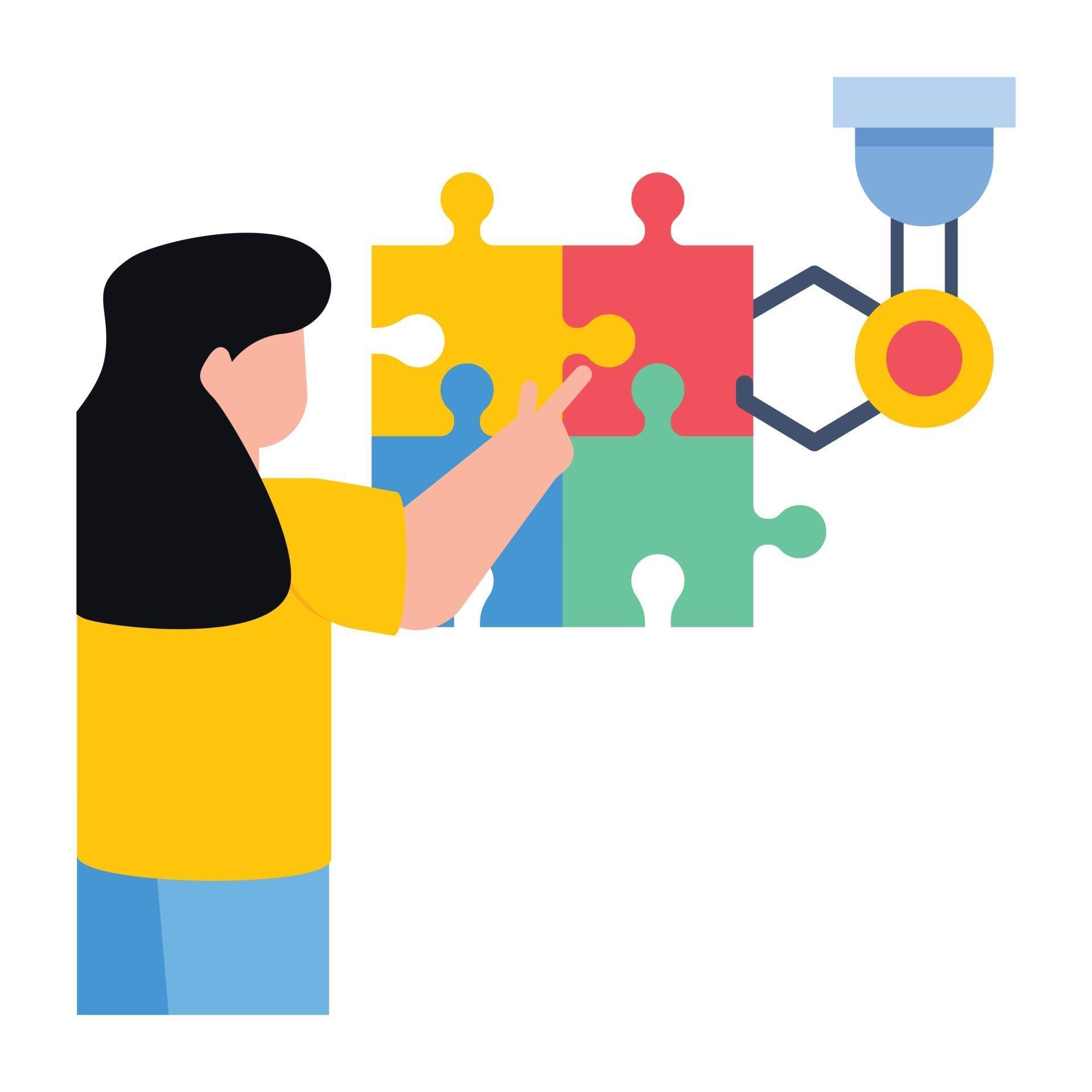 Robotic Problem Solving 2958451 Vector Art at Vecteezy