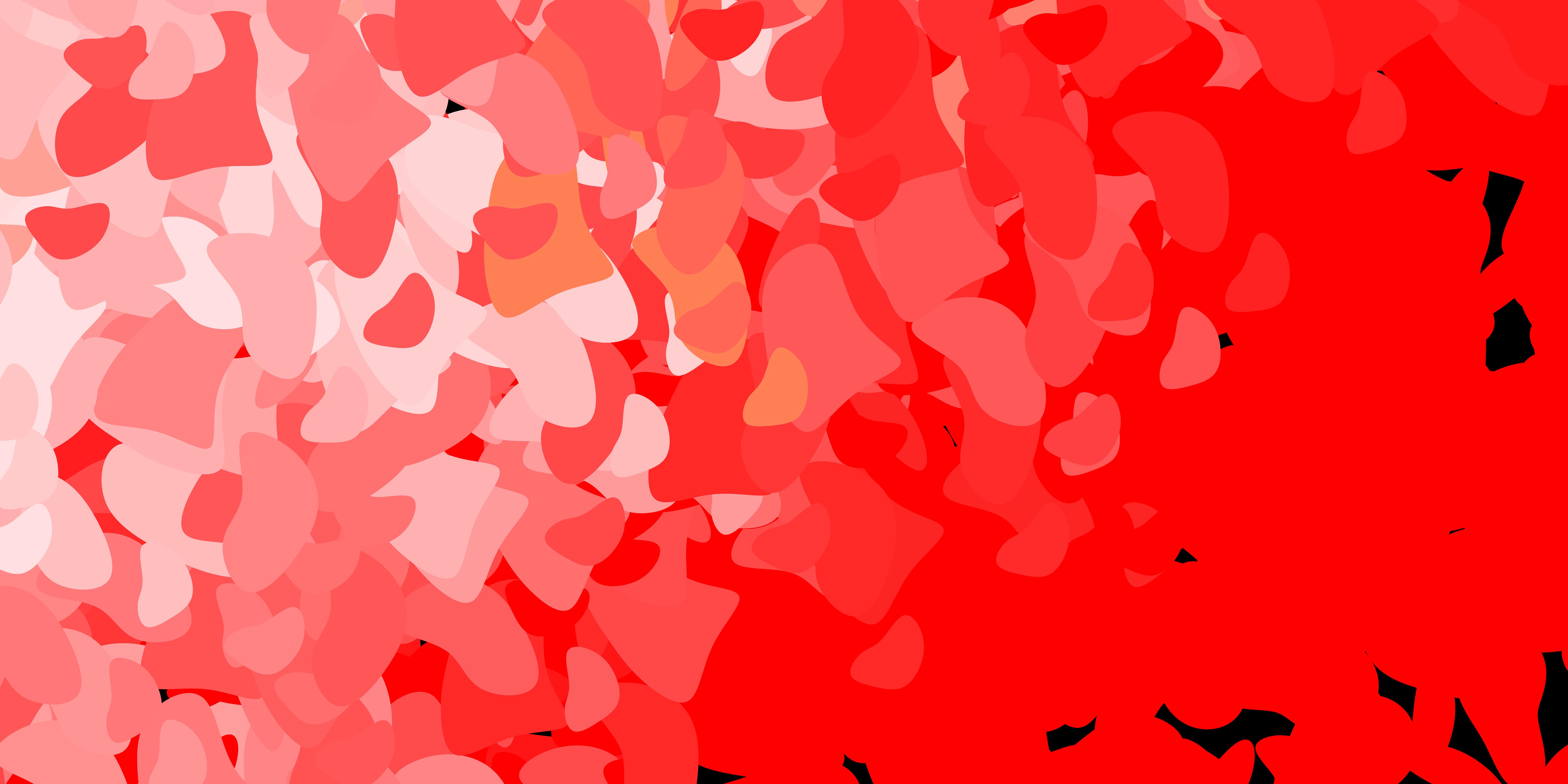 Light Red Vector Background With Random Forms 2961522 Vector Art At
