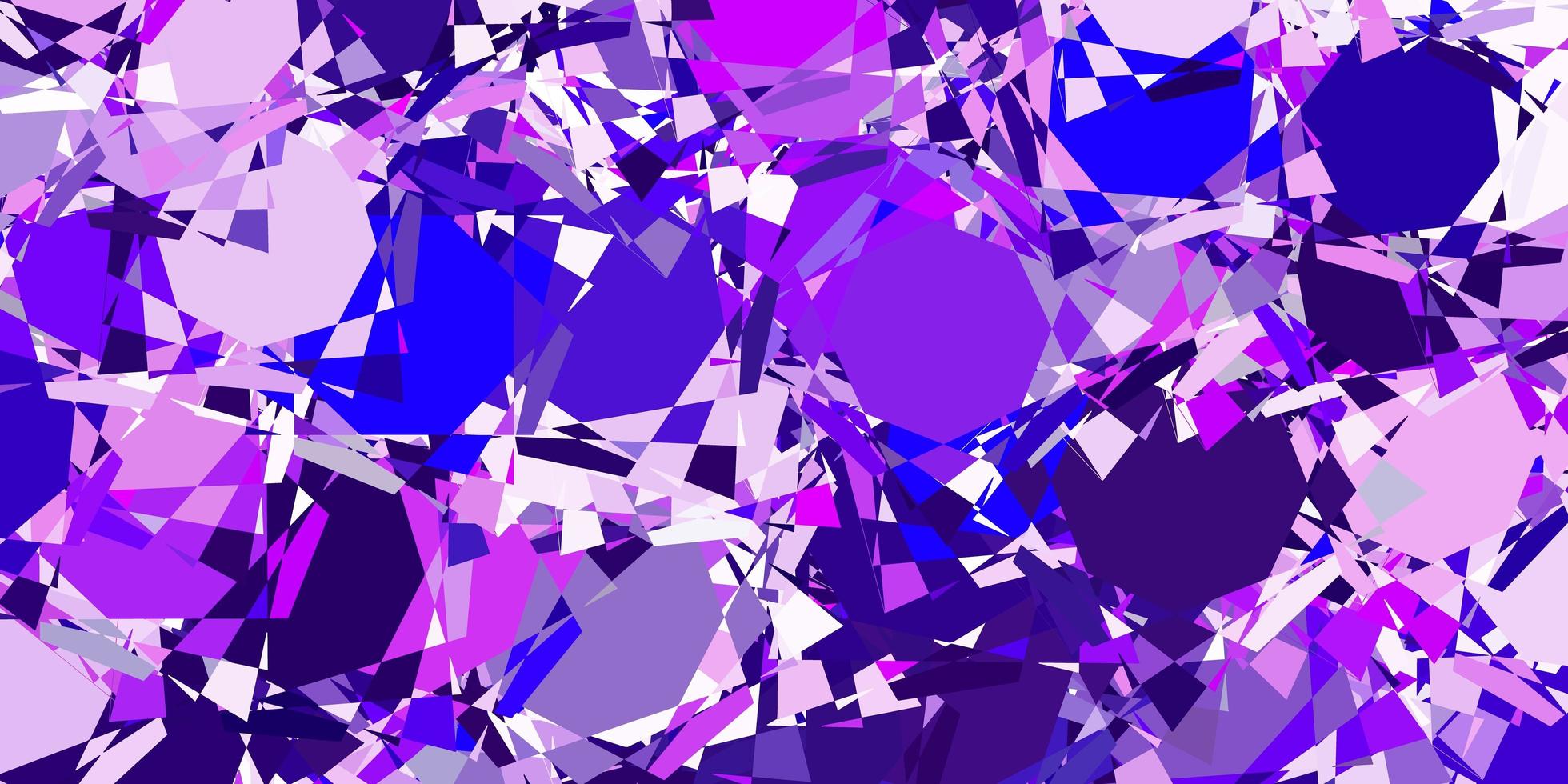 Light Purple vector pattern with polygonal shapes. 2961638 Vector Art ...