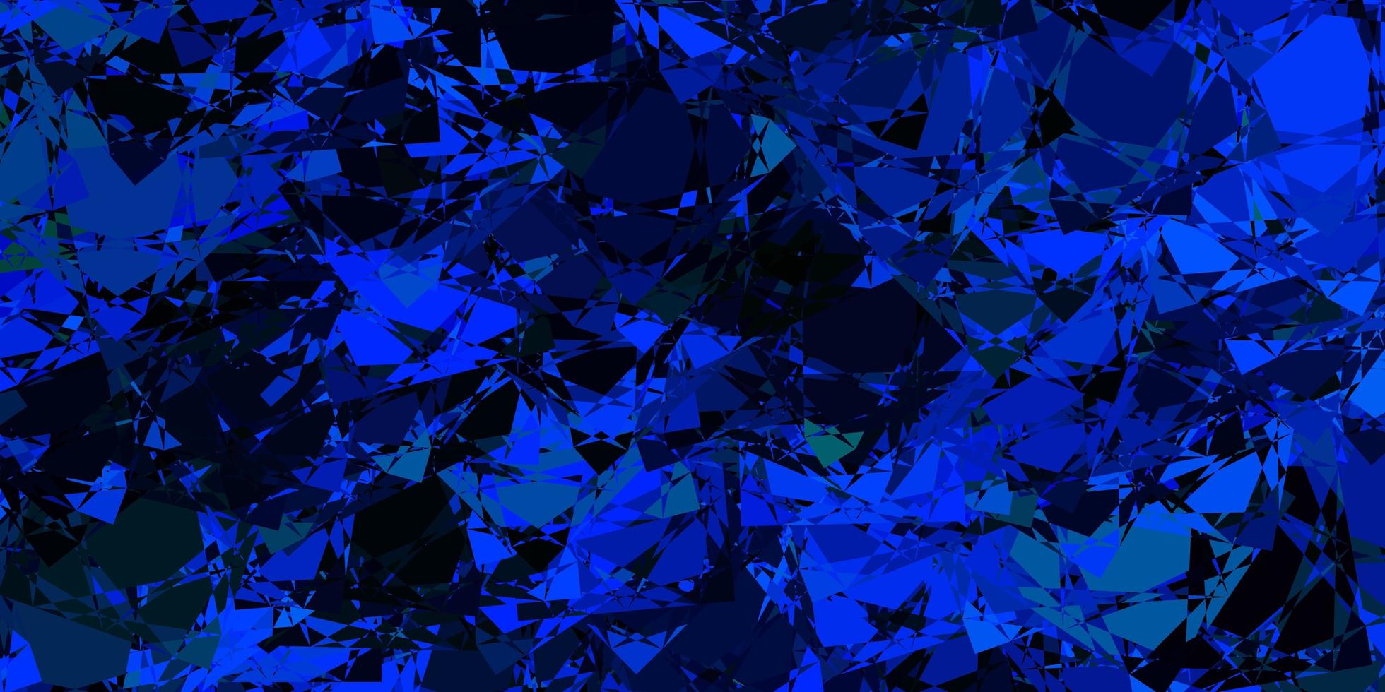 Dark Blue Green Vector Pattern With Polygonal Shapes 2961783 Vector
