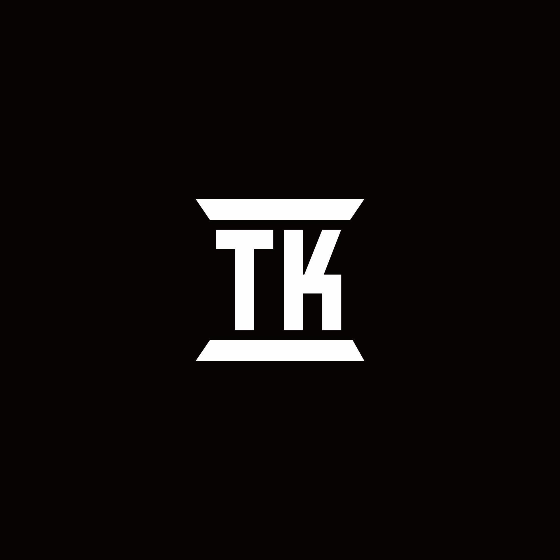 TK Logo monogram with pillar shape designs template 2962687 Vector Art ... TK Logo monogram with pillar shape designs template 2962687 Vector Art ...