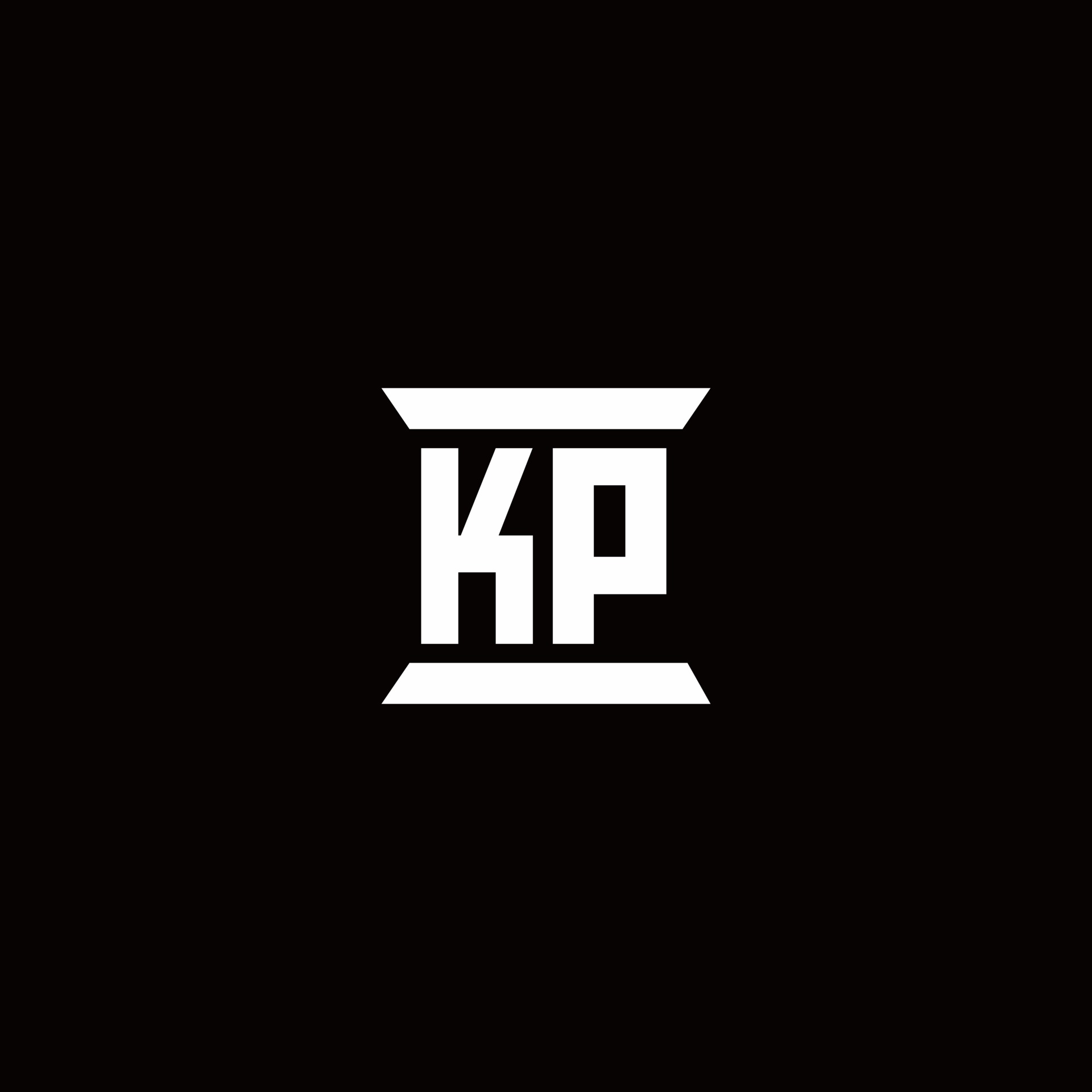 KP Logo monogram with pillar shape designs template 2963164 Vector Art ... KP Logo monogram with pillar shape designs template 2963164 Vector Art ...