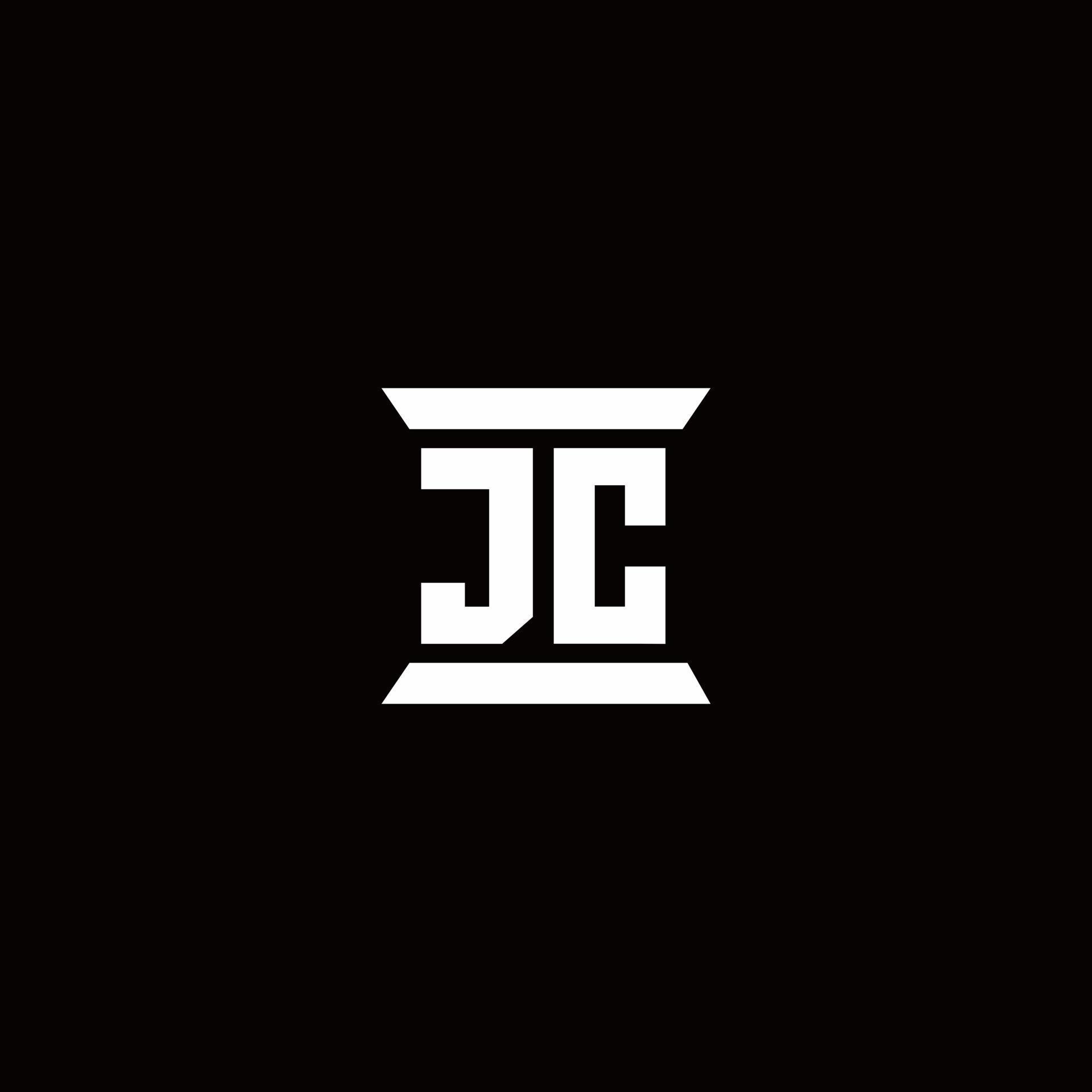 JC Logo monogram with pillar shape designs template 2963190 Vector Art ... JC Logo monogram with pillar shape designs template 2963190 Vector Art ...