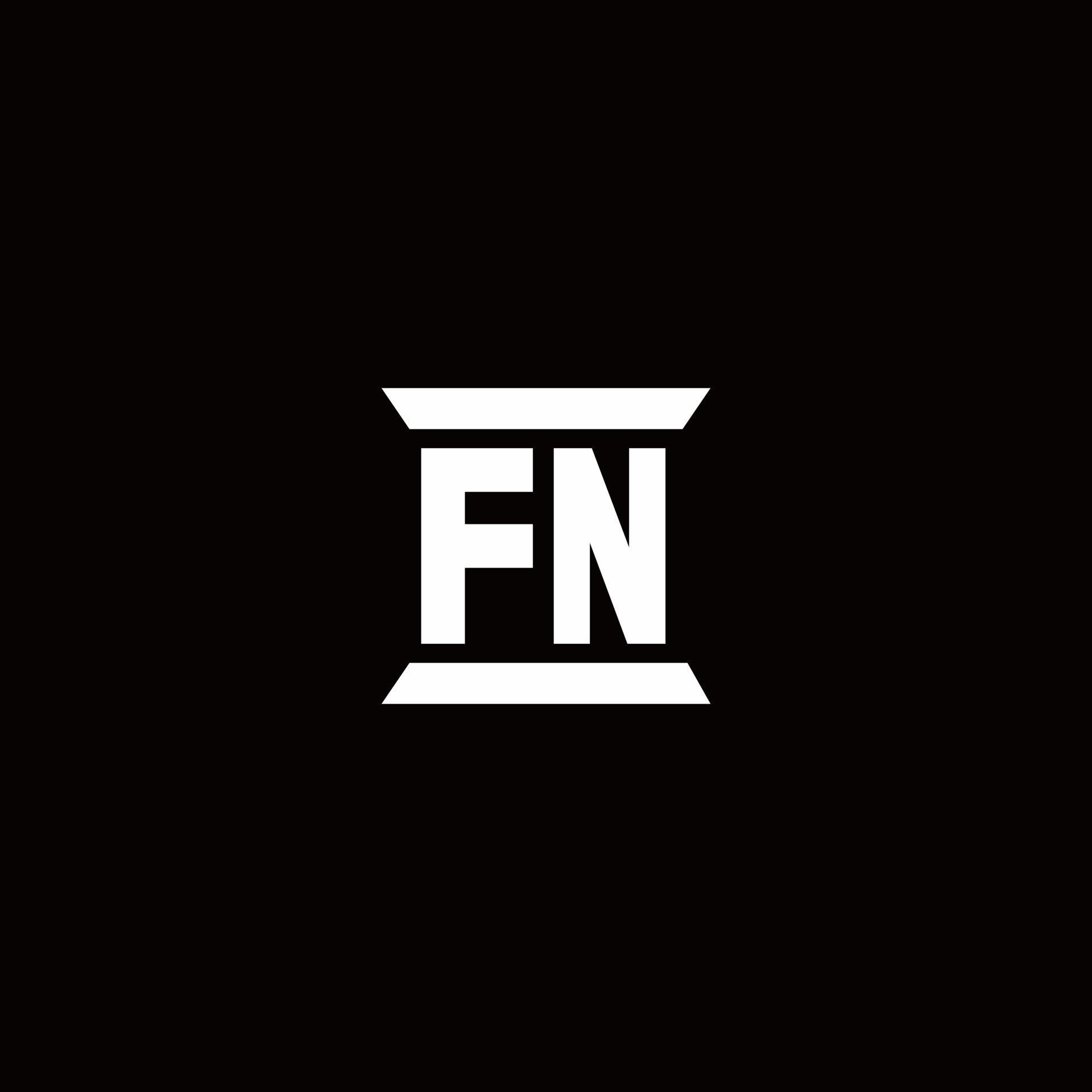 FN Logo monogram with pillar shape designs template 2963560 Vector Art ... FN Logo monogram with pillar shape designs template 2963560 Vector Art ...