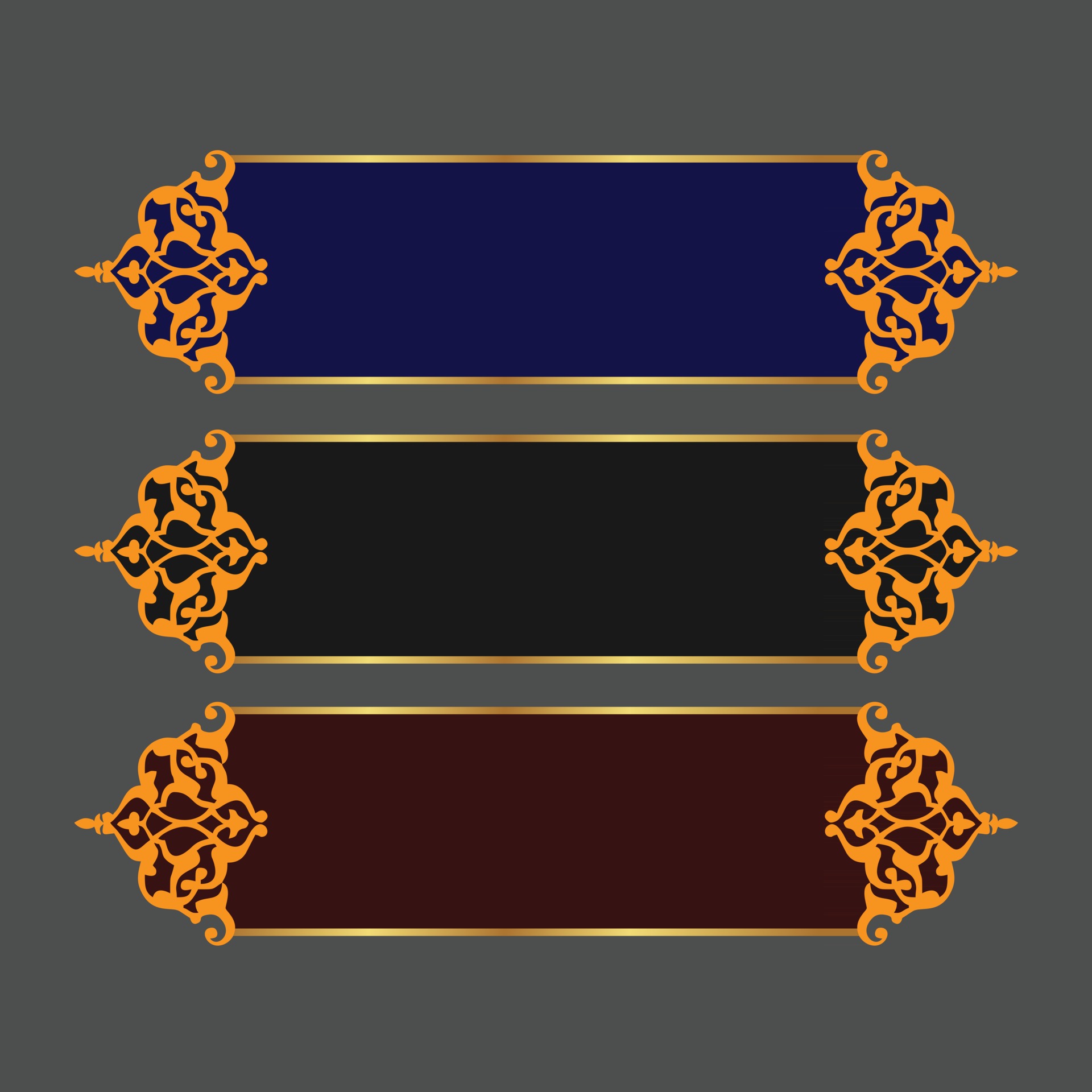 Set of Islamic Banner Design Vector image with Frame Corner 2966275 ... Set of Islamic Banner Design Vector image with Frame Corner 2966275 ...