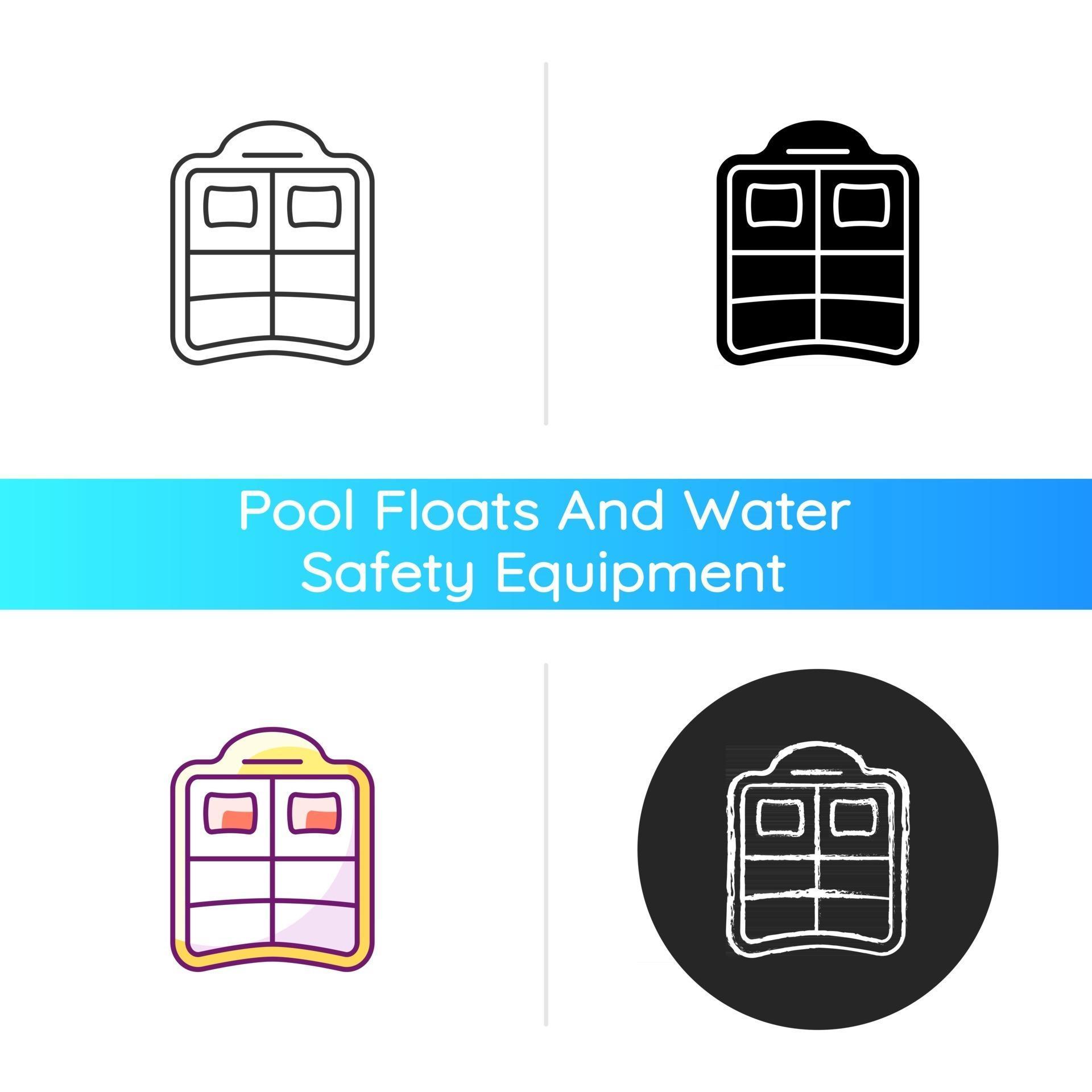 Double pool float icon 2969545 Vector Art at Vecteezy
