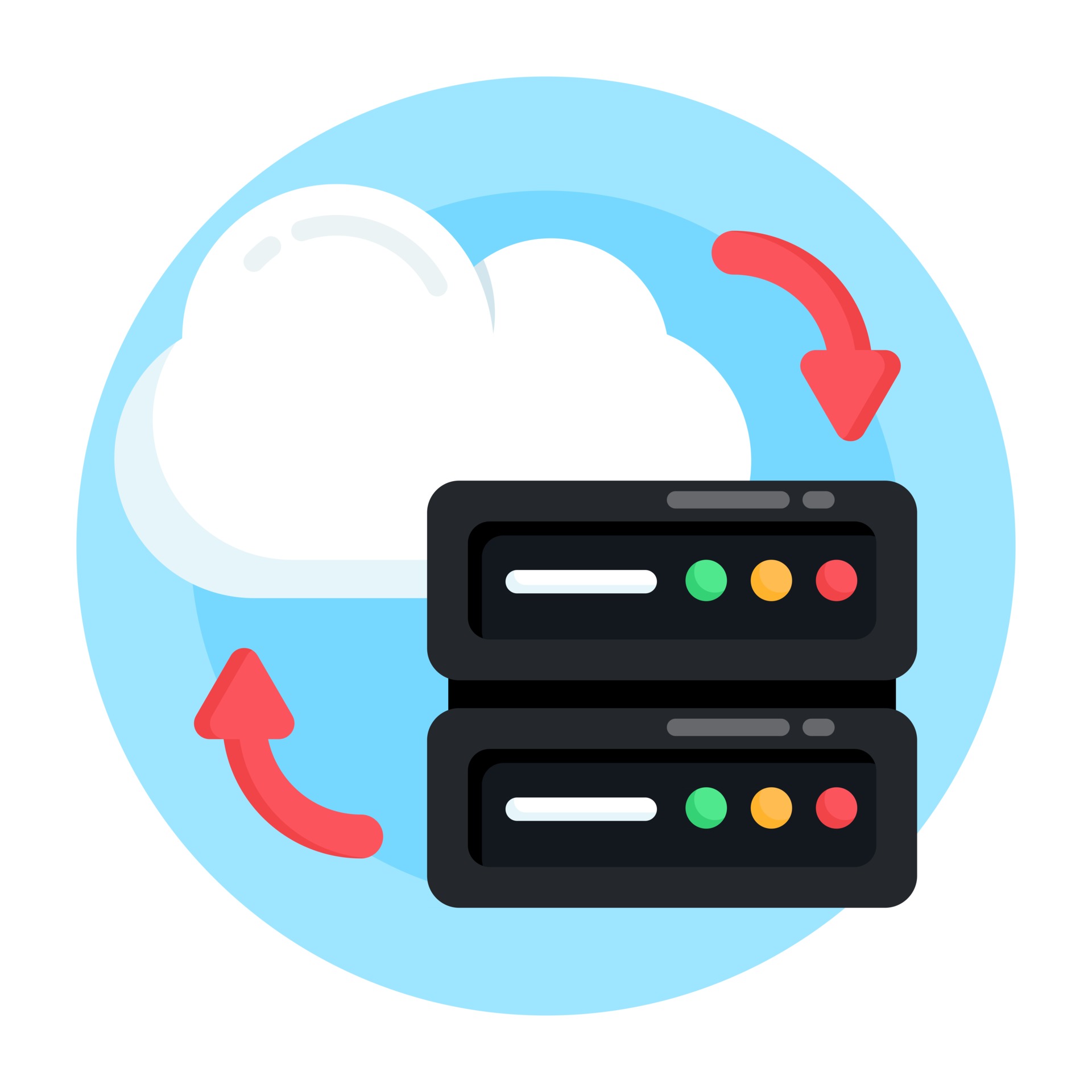 Shared Database Connection 2972083 Vector Art at Vecteezy