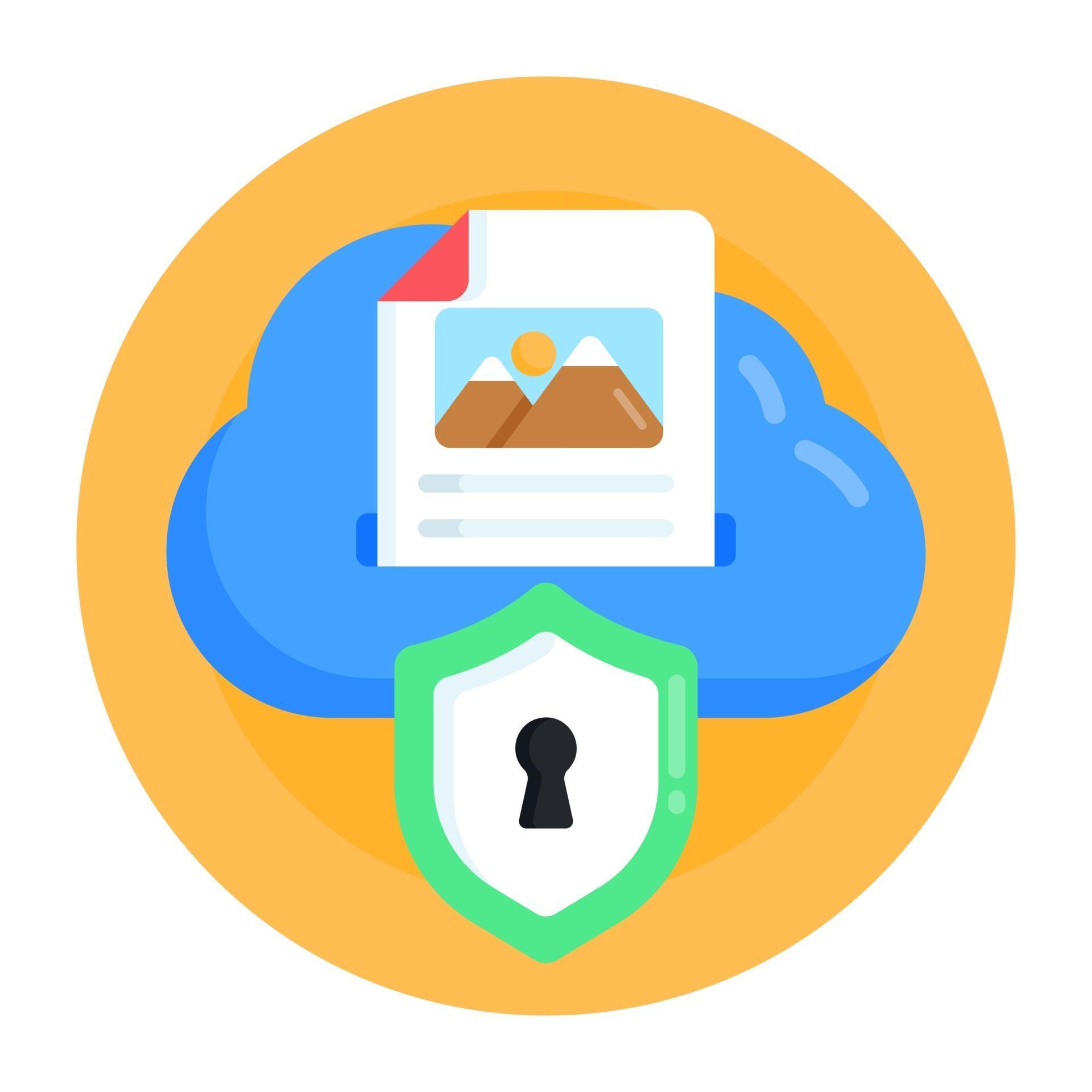 Cloud Data Safety 2972092 Vector Art at Vecteezy