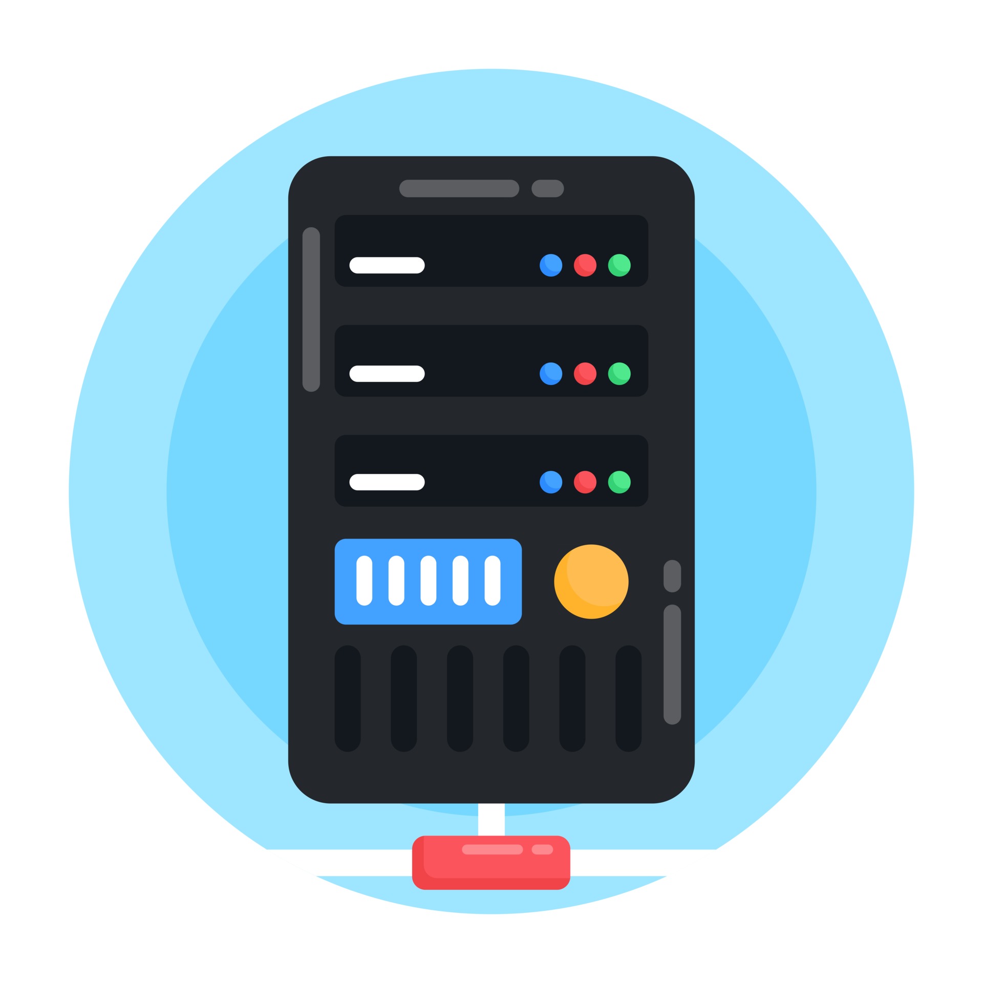 Shared Database Connection 2972116 Vector Art at Vecteezy