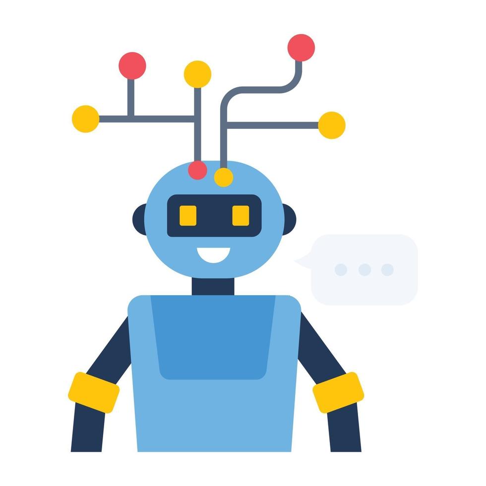 Robot Technology and AI 2972209 Vector Art at Vecteezy