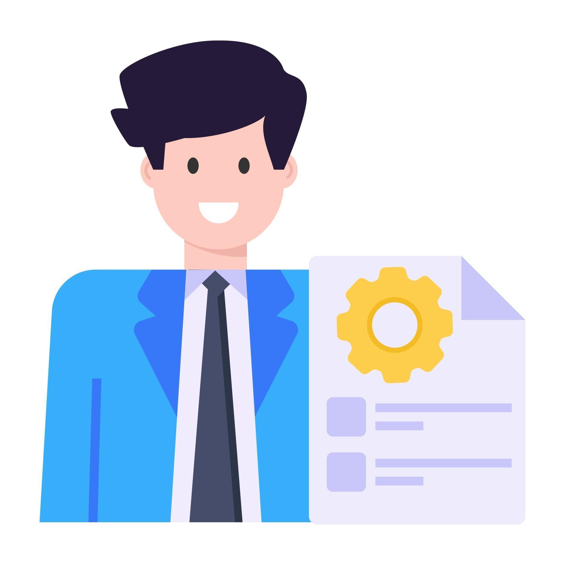 Project Manager and Admin 2976607 Vector Art at Vecteezy