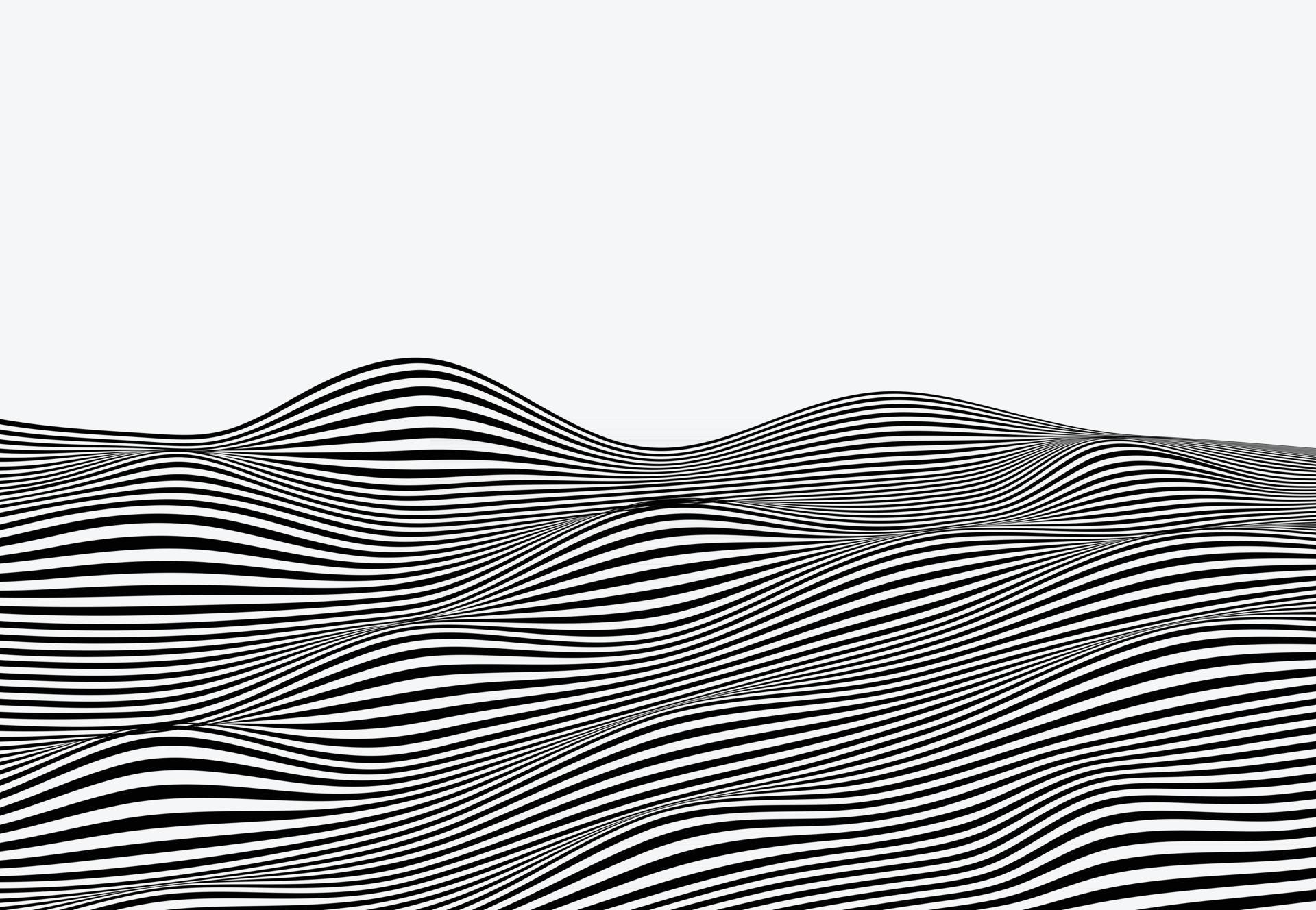 Abstract lines wave. Wavy stripes pattern. Vector illustration 2979377 ...