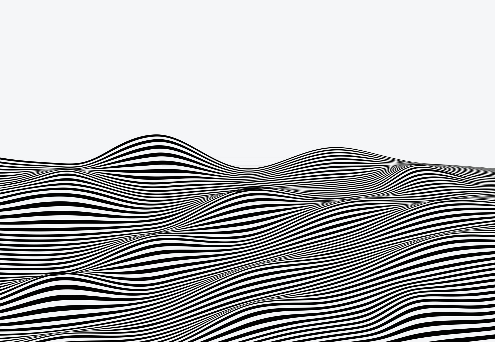 Abstract lines wave. Wavy stripes pattern. Vector illustration 2979377 ...