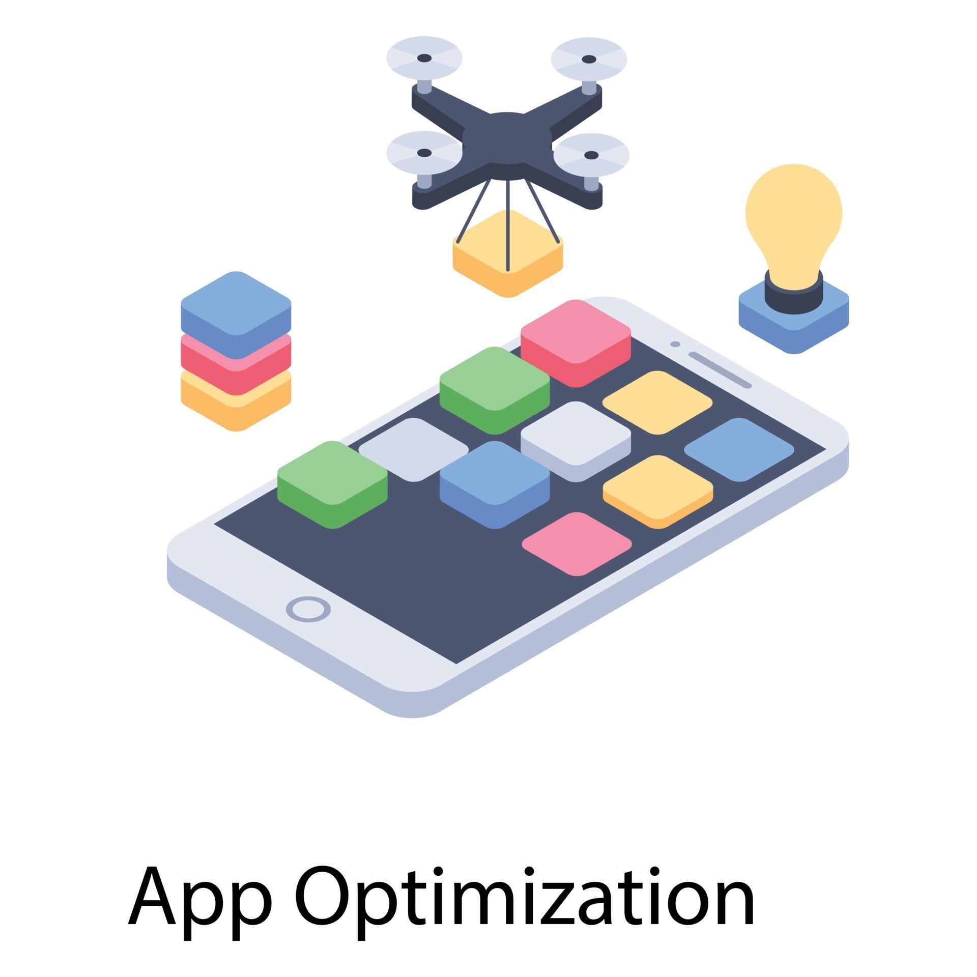 App Optimization Concepts 2990007 Vector Art at Vecteezy