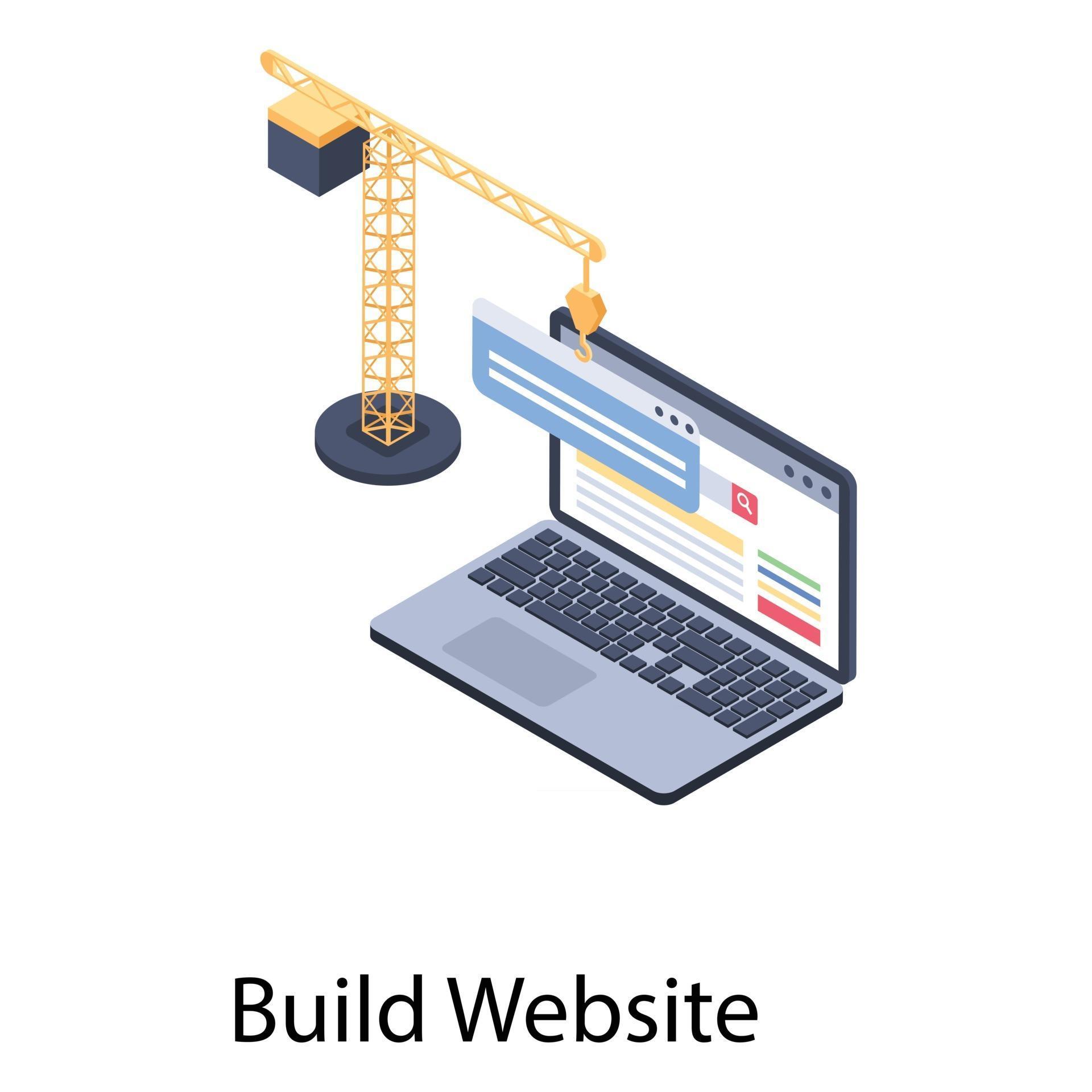 Website Building Concepts 2990022 Vector Art at Vecteezy