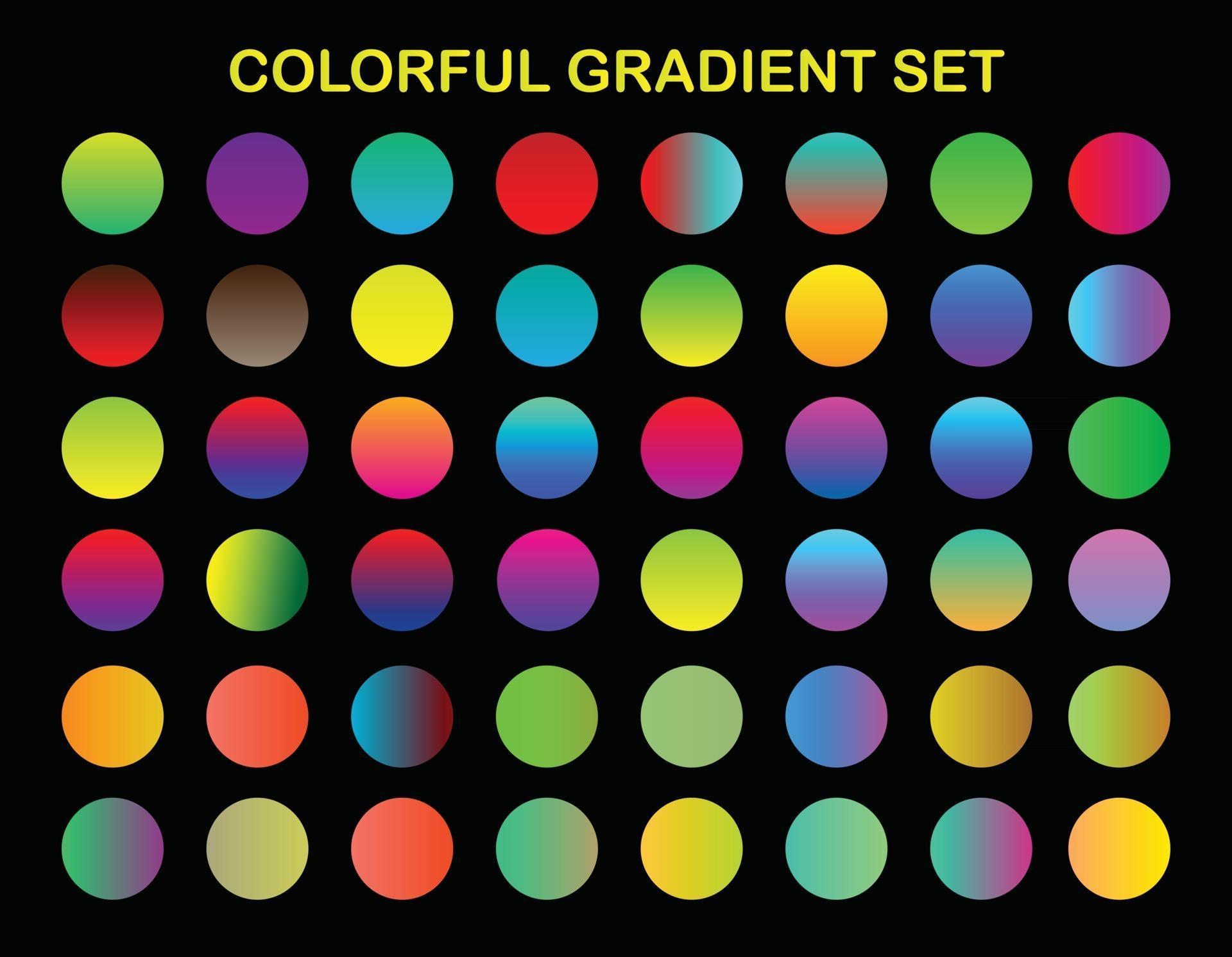 Abstract Colorful gradient set 2990527 Vector Art at Vecteezy