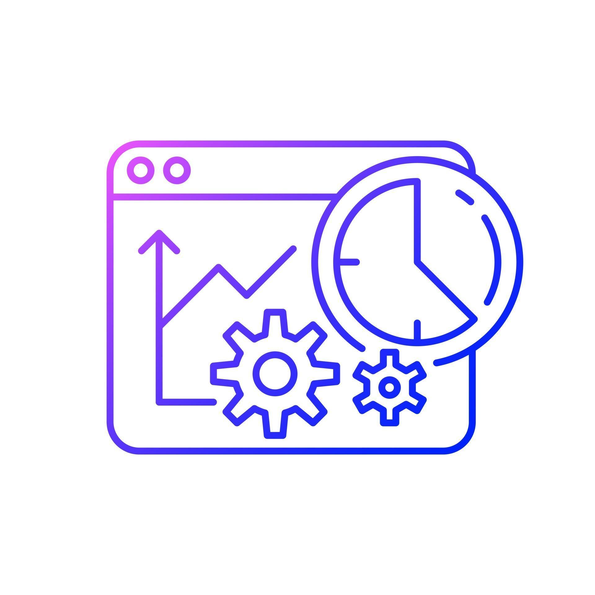 Time analysis gradient linear vector icon 2997211 Vector Art at Vecteezy Time analysis gradient linear vector icon 2997211 Vector Art at Vecteezy