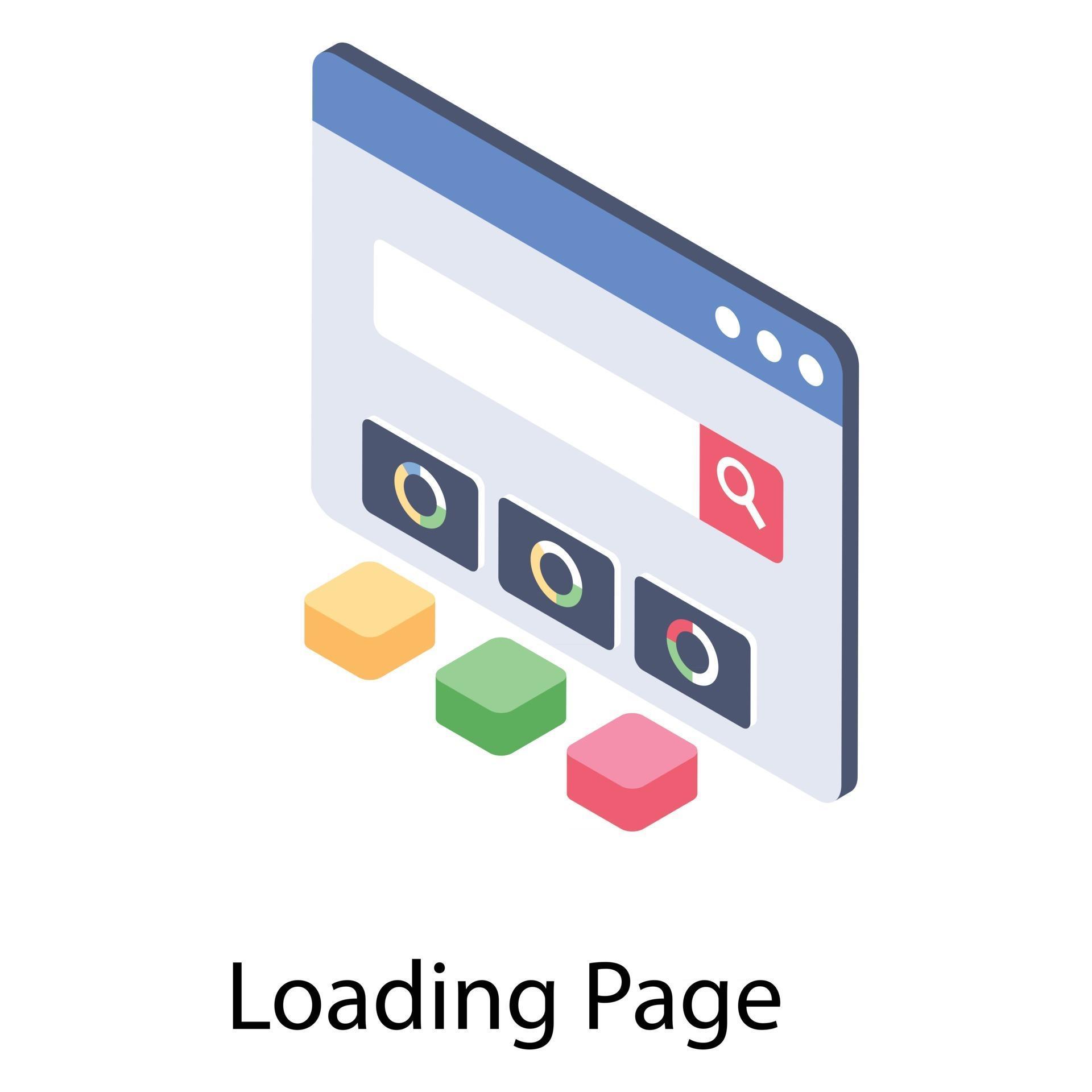 Website Loading Page 2998587 Vector Art at Vecteezy