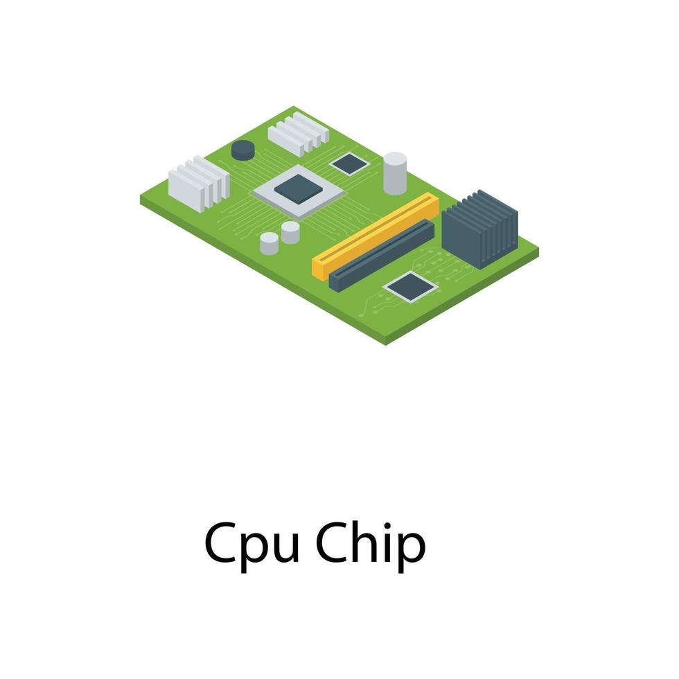 Computer Cpu Chip 2999090 Vector Art at Vecteezy