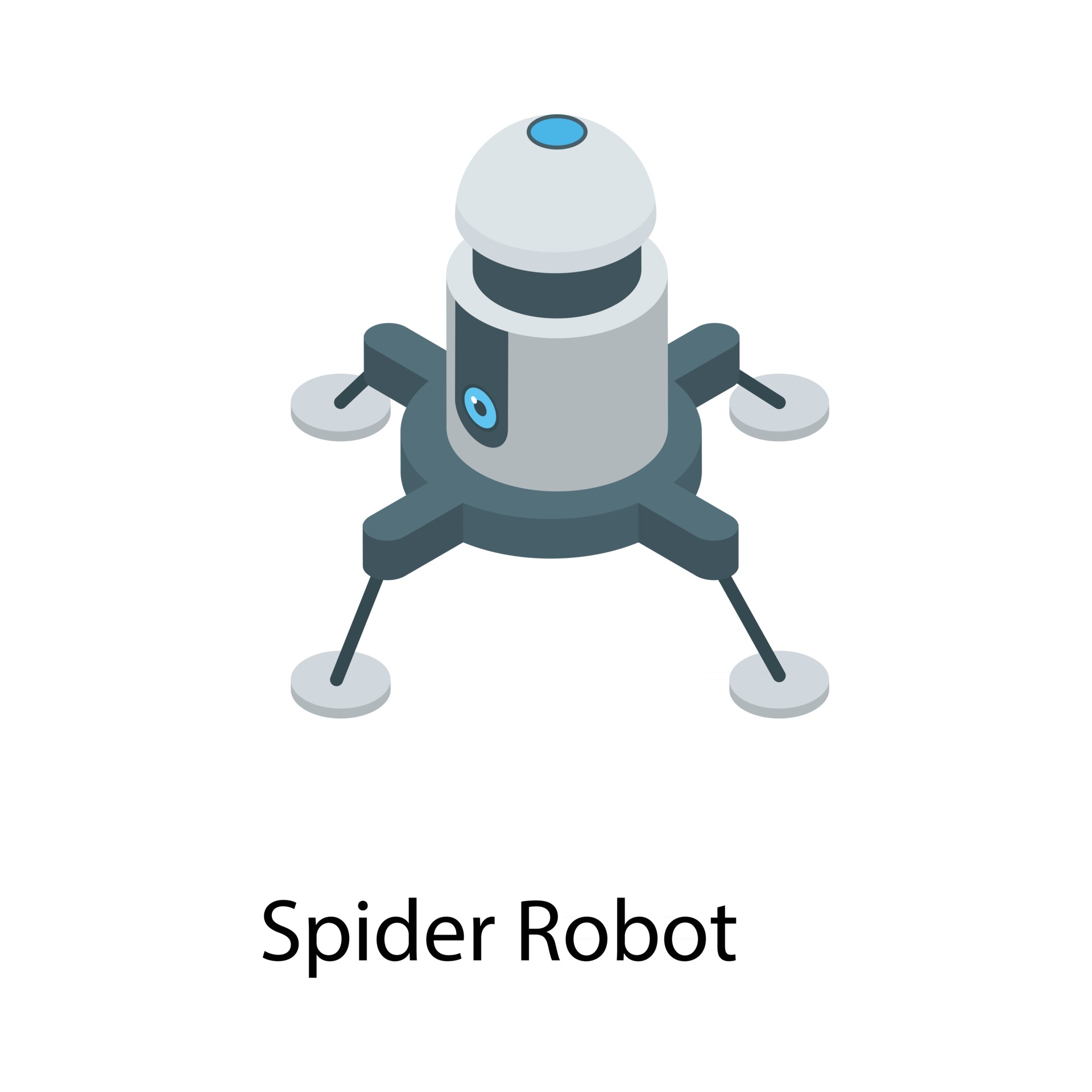 Electronic Spider Robot 2999098 Vector Art at Vecteezy
