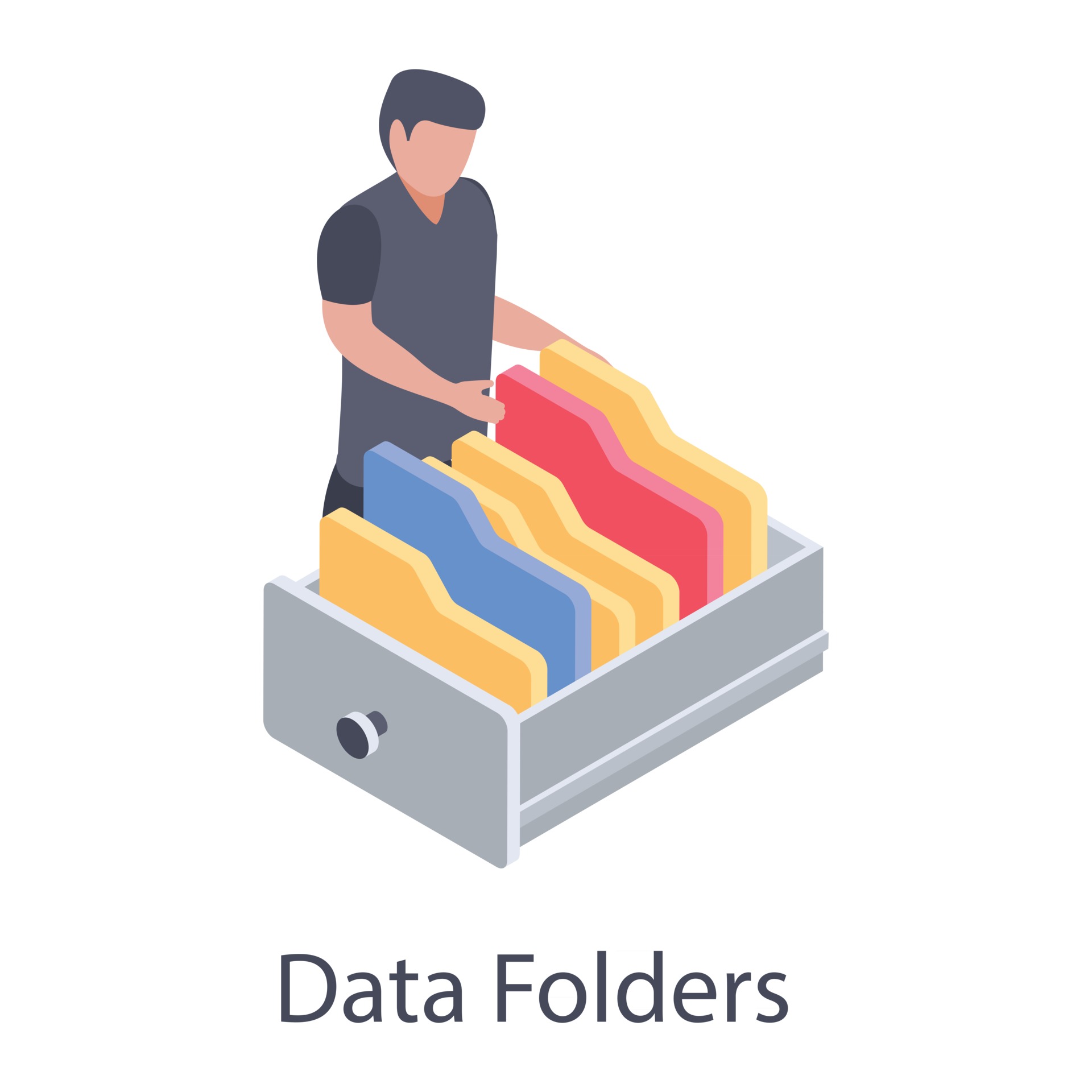Educational Data folder 2999234 Vector Art at Vecteezy