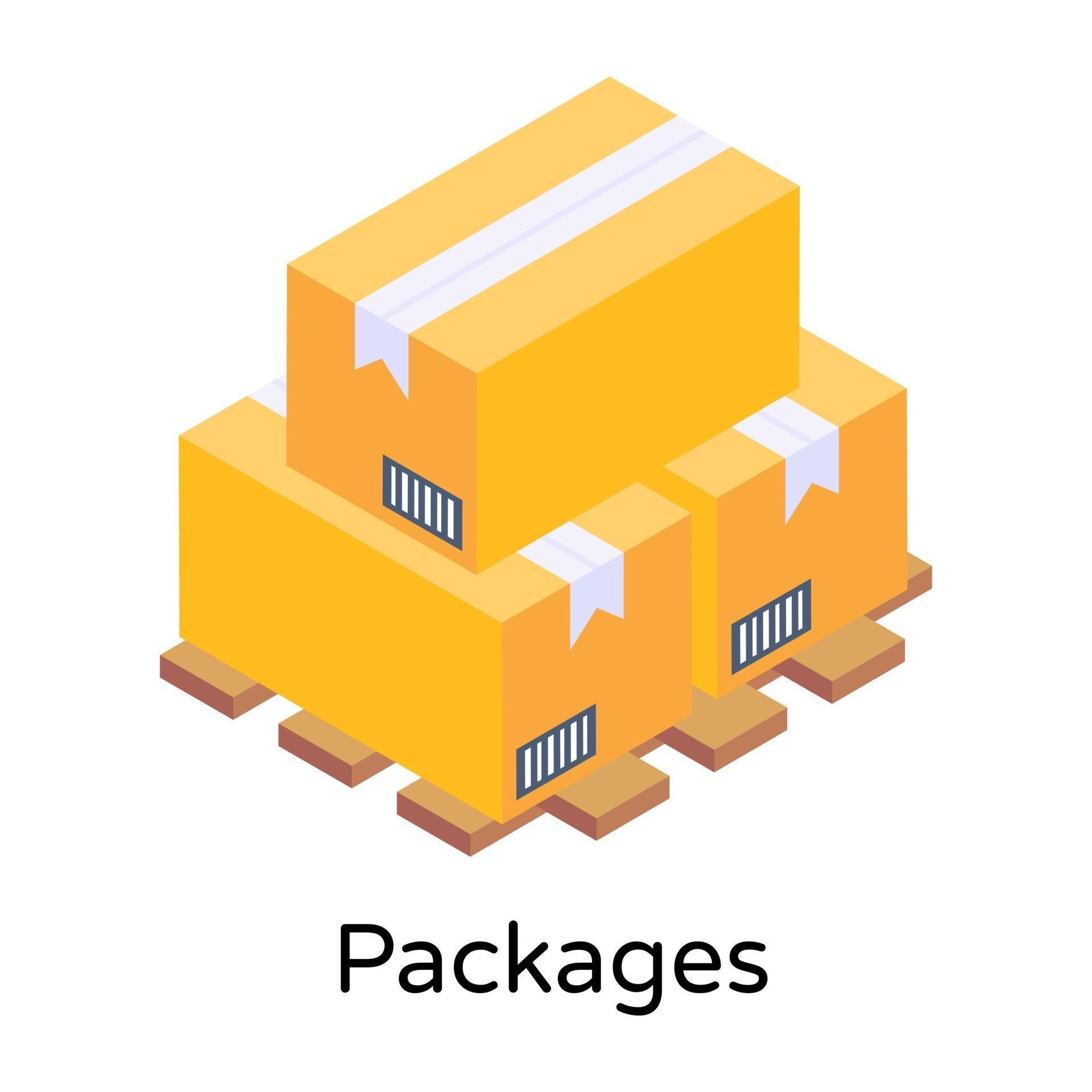 Packages and Cargo 3002310 Vector Art at Vecteezy