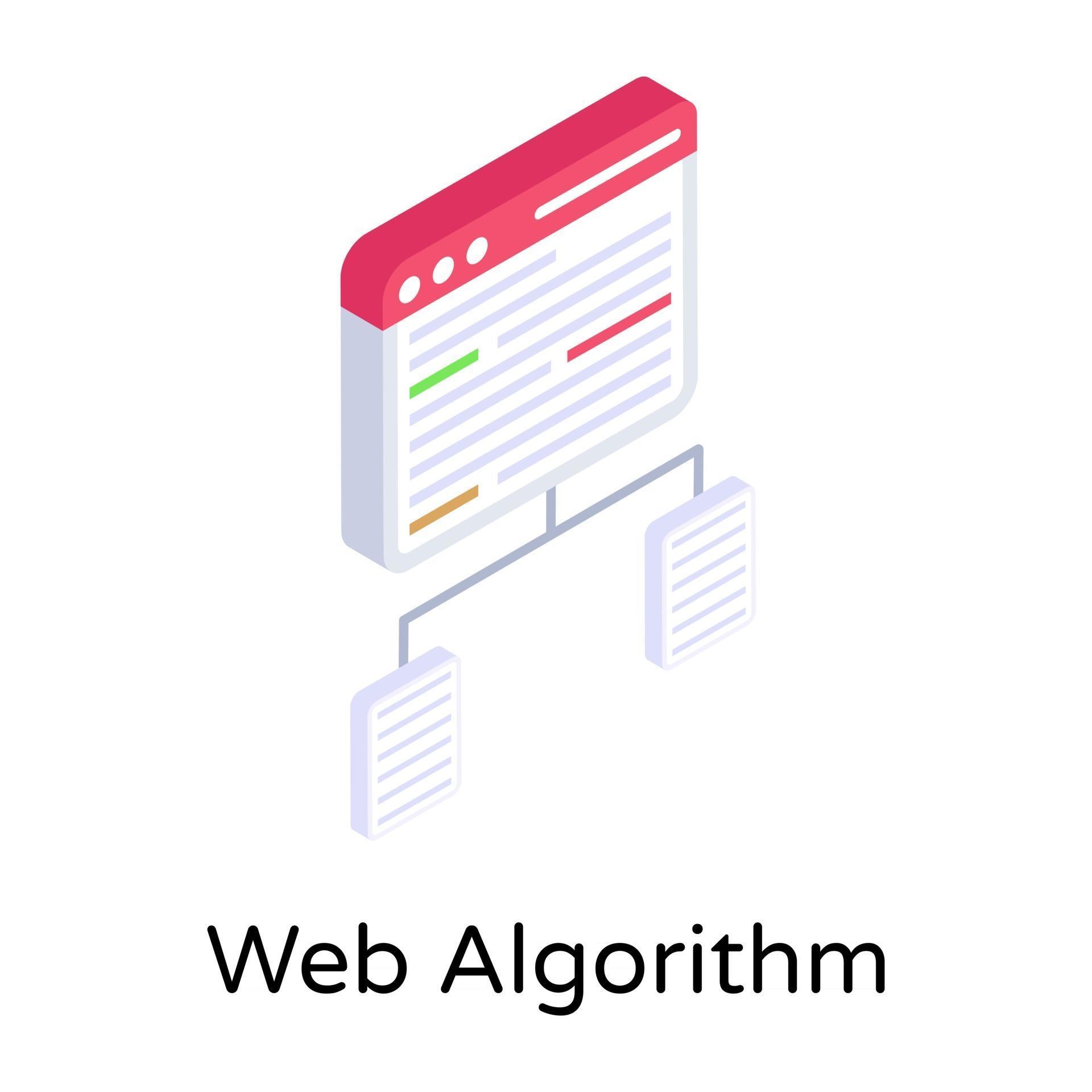 Web Algorithm and hierarchy 3002548 Vector Art at Vecteezy