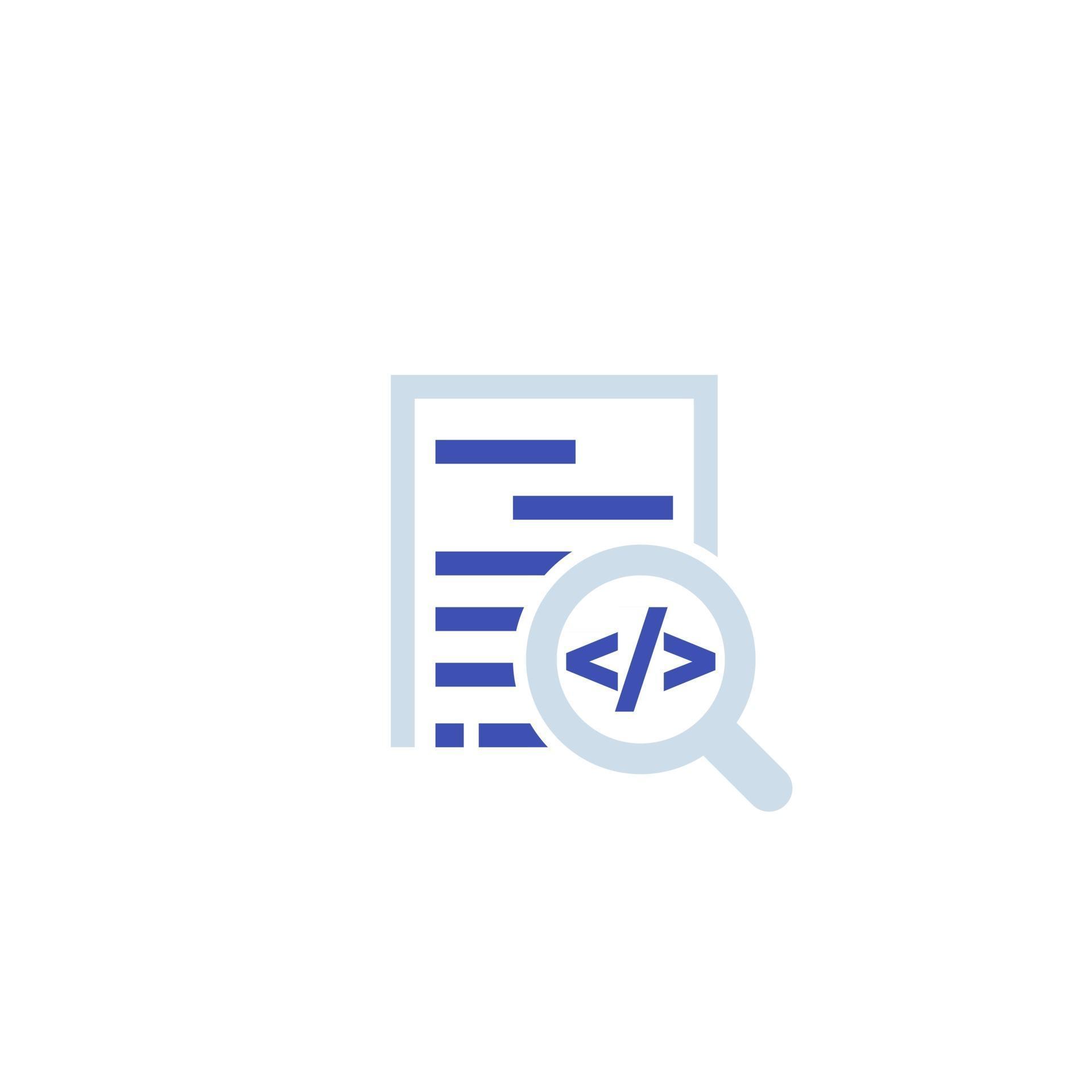 Code review, software development icon 3005111 Vector Art at Vecteezy