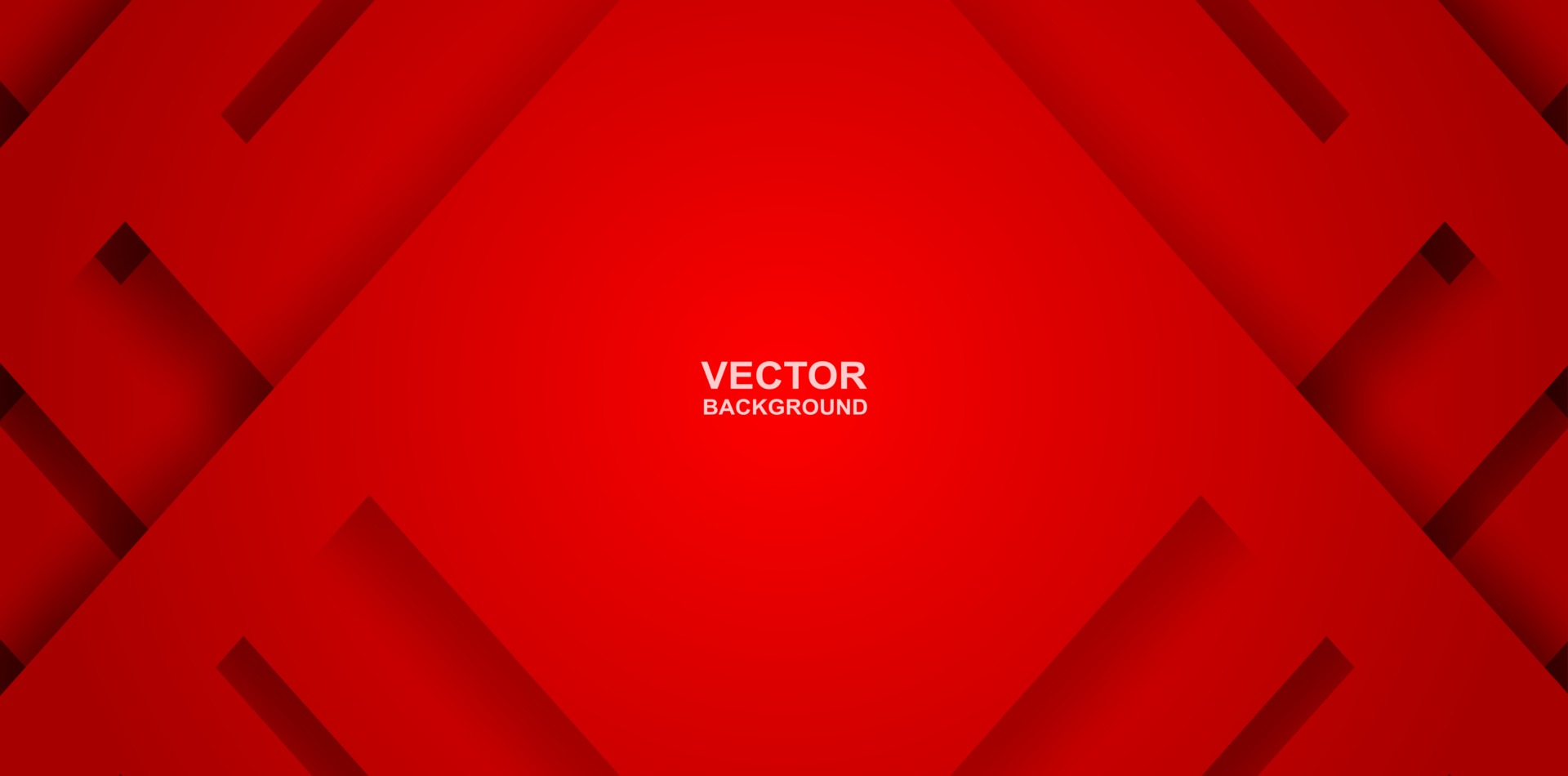 Abstract Red Gradient Geometric Overlap Shape Background Vector
