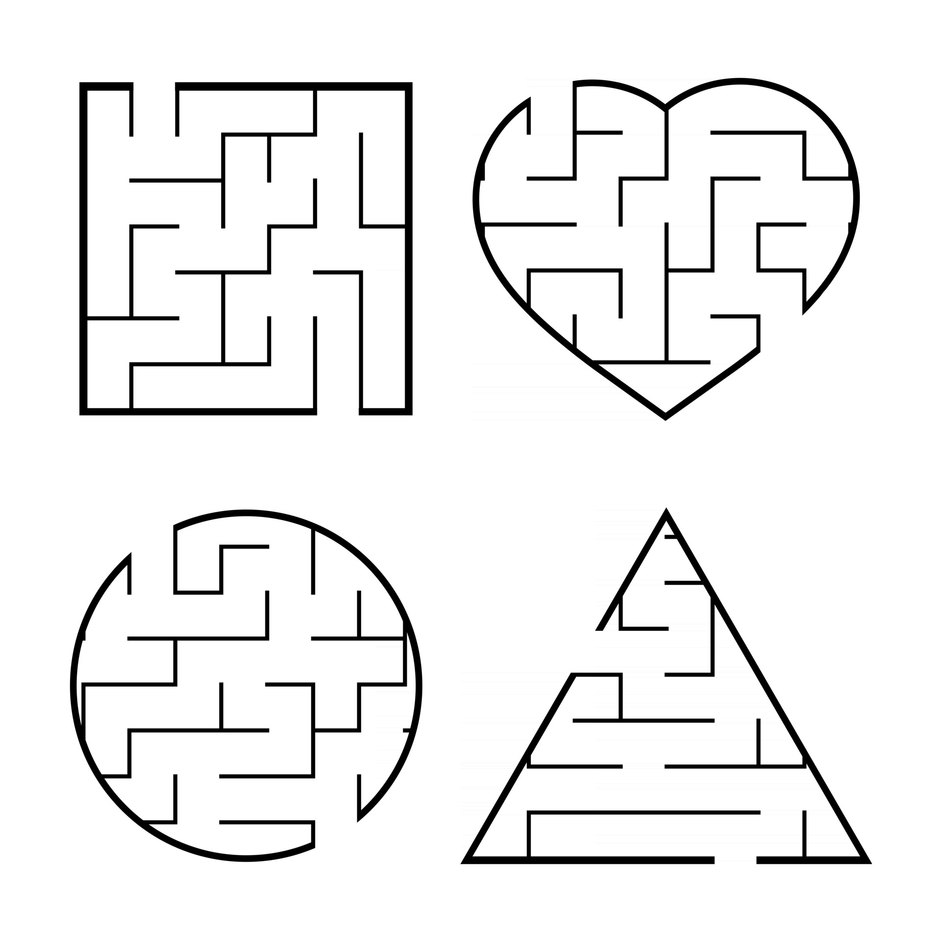 Easy Circle Maze