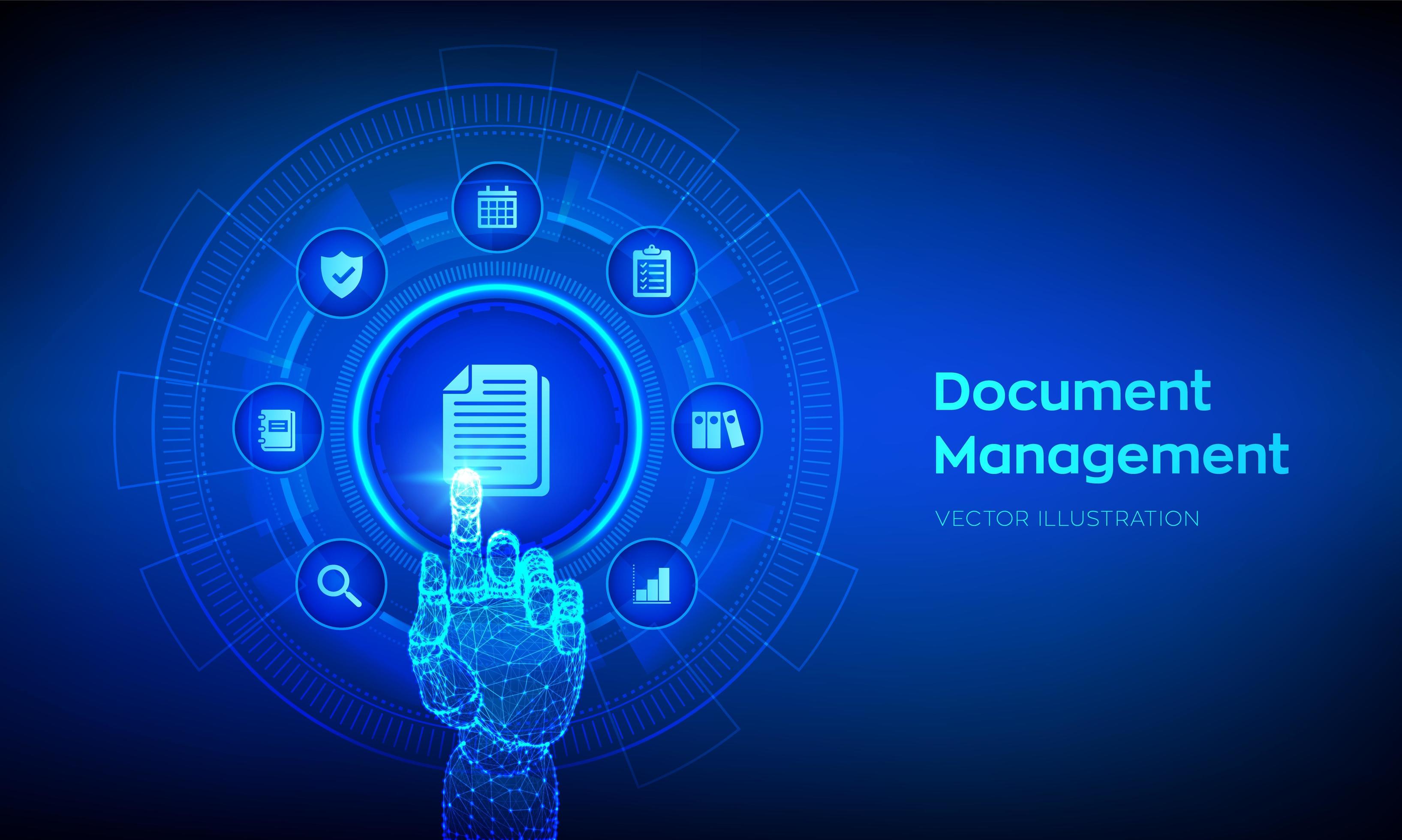 DMS. Document Management Data System. 3021775 Vector Art at Vecteezy