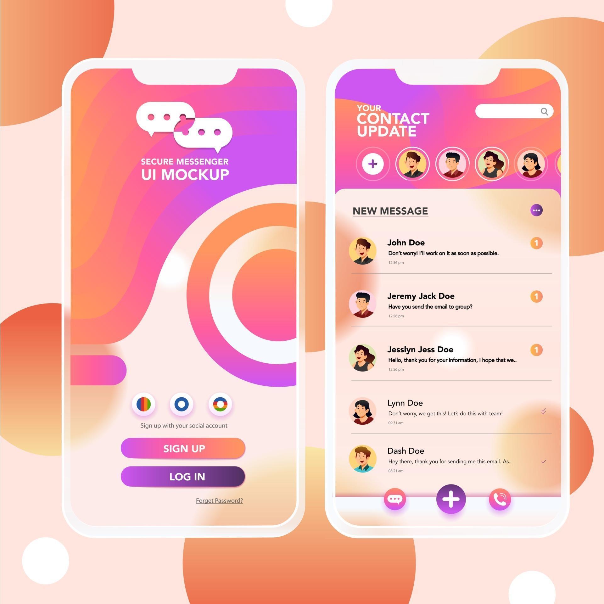 Glass Morphism Style of User Interface Mock Up 3030496 Vector Art at ...